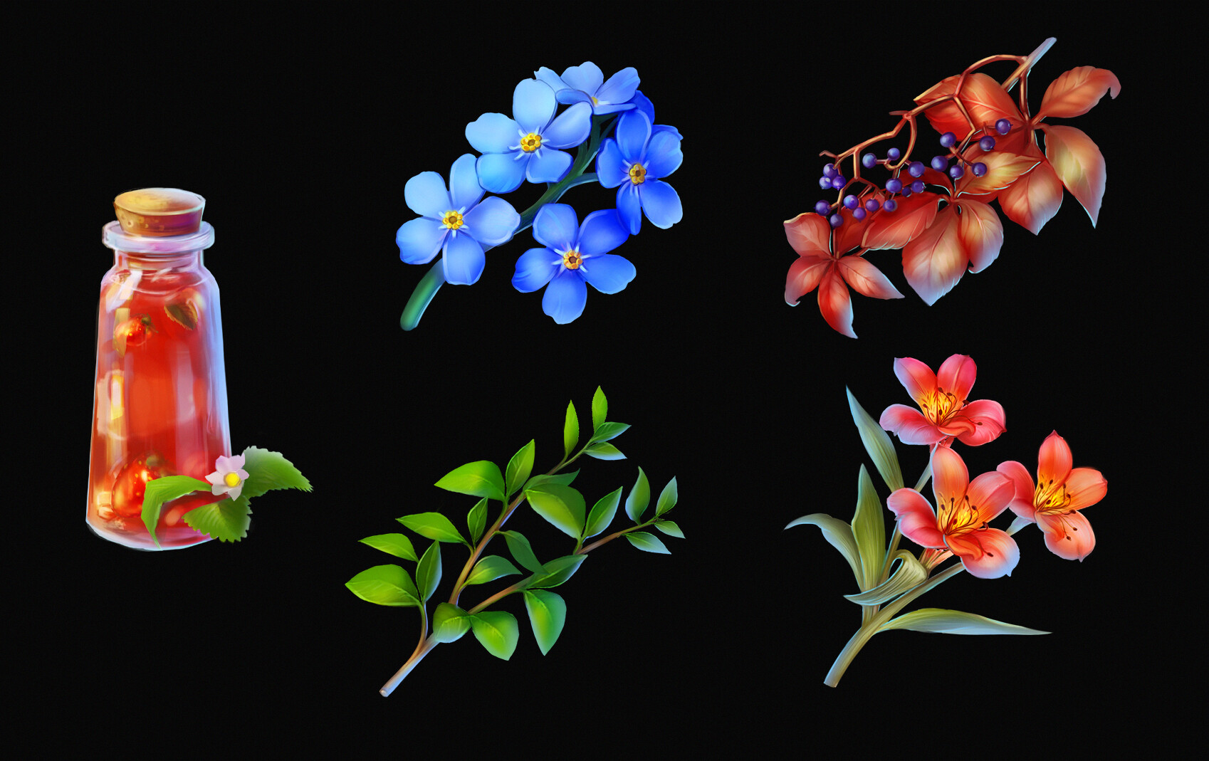 ArtStation - icons, materials for the game