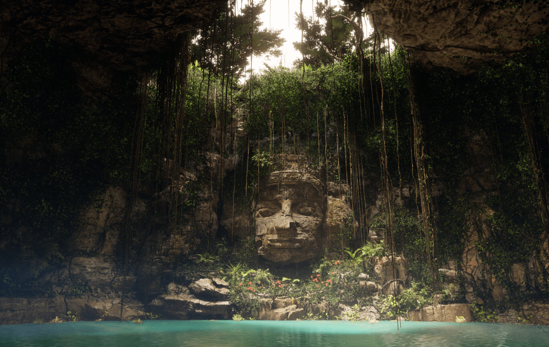 ArtStation - Ancient Cenote Ruins