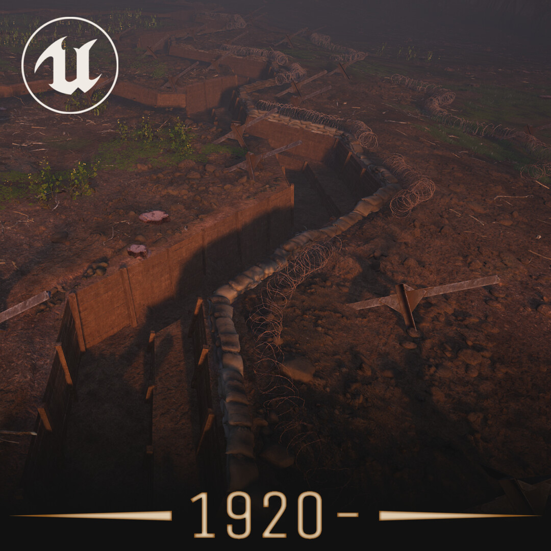 ArtStation - Modular Trench Kit