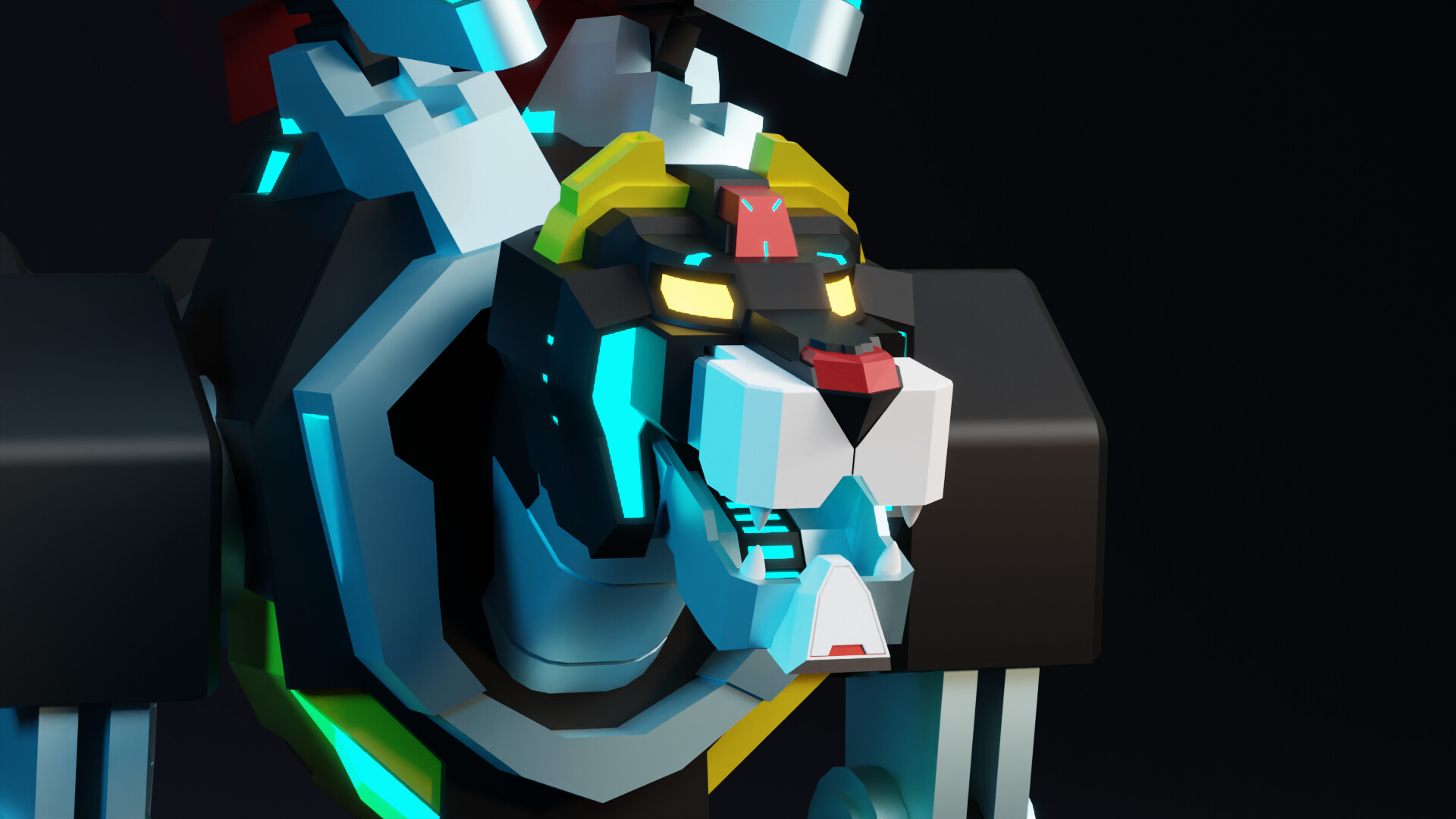 ArtStation - Voltron Black Lion