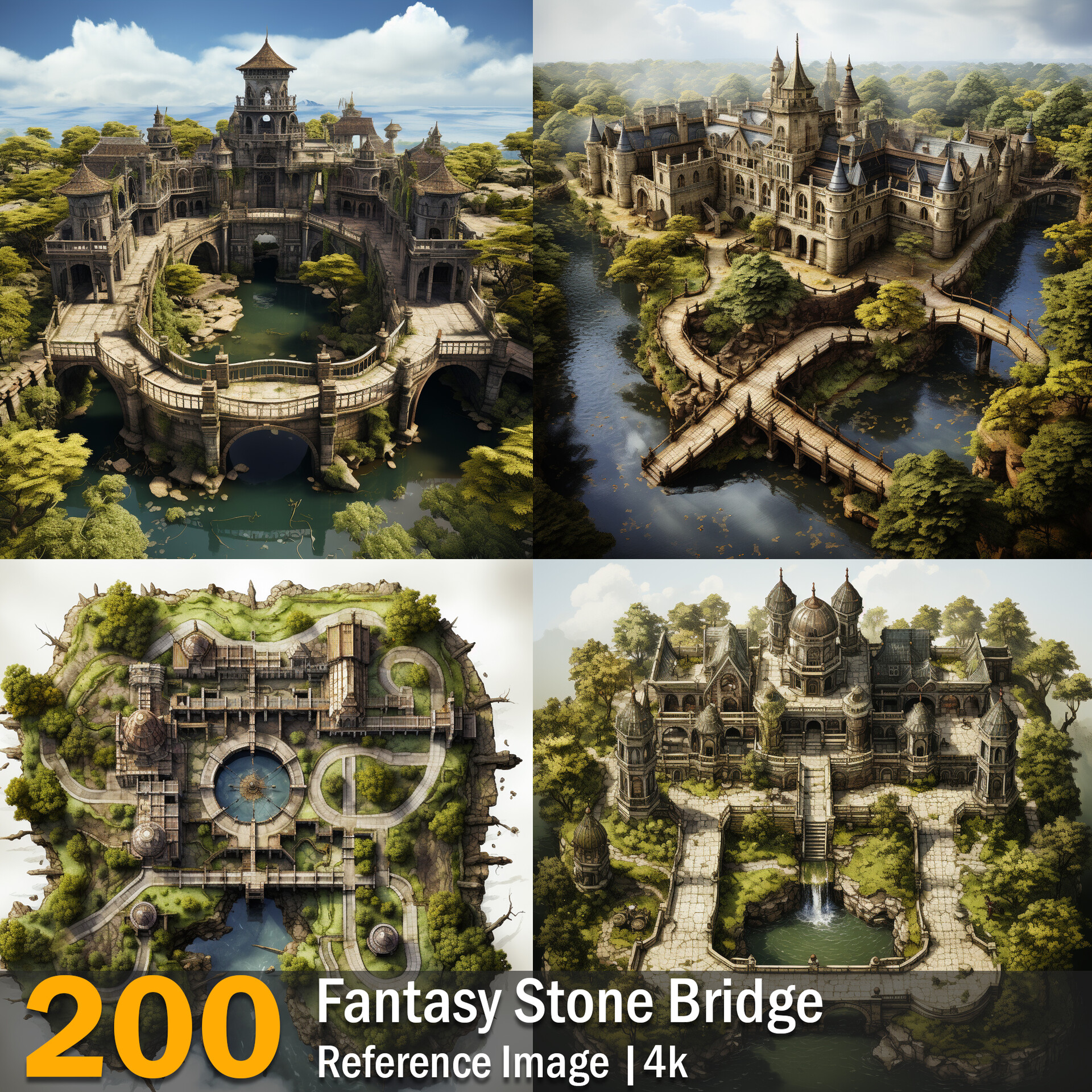 ArtStation - Fantasy Stone Bridge | Reference Images | 4K