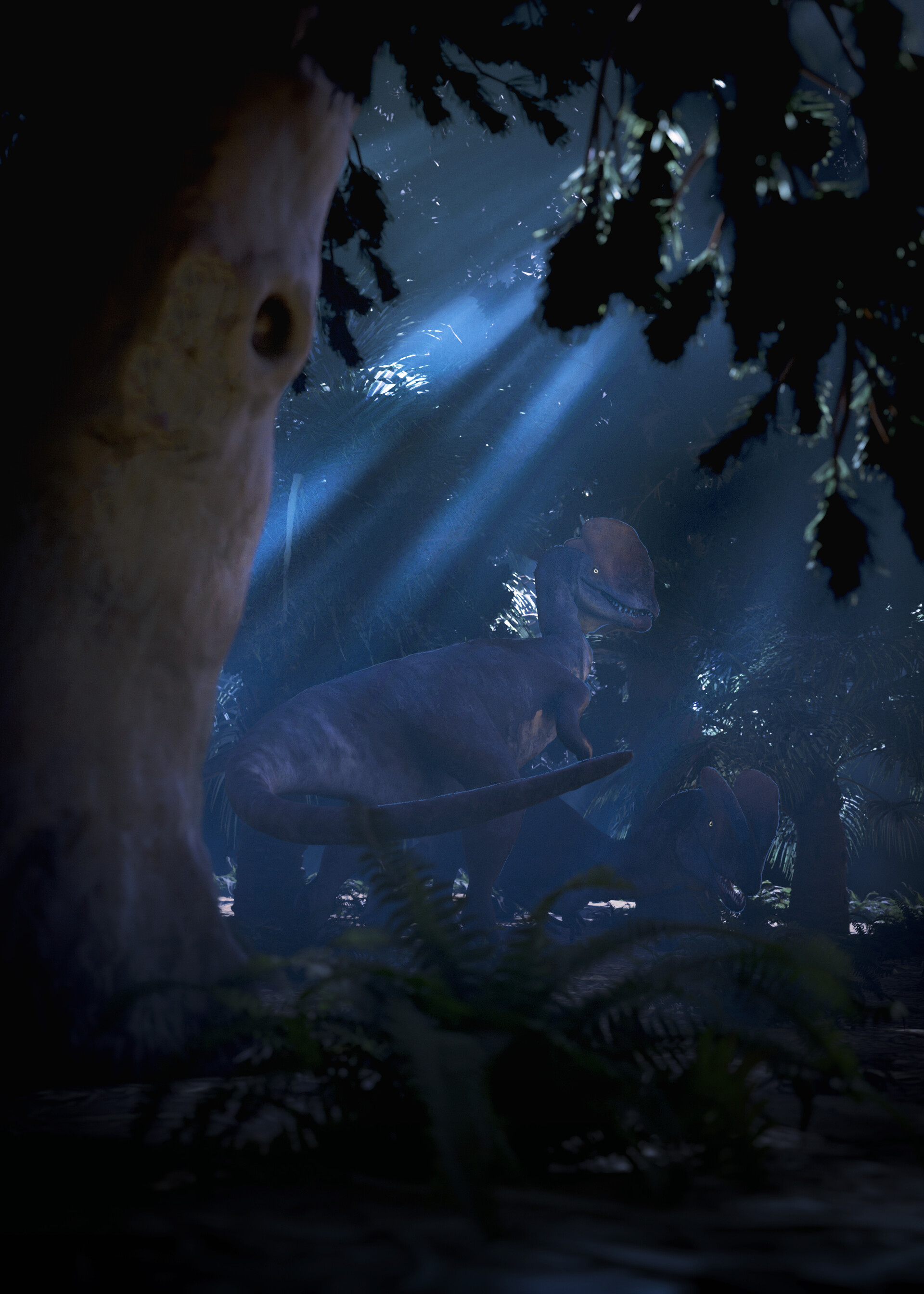 ArtStation - Dilophosaurus