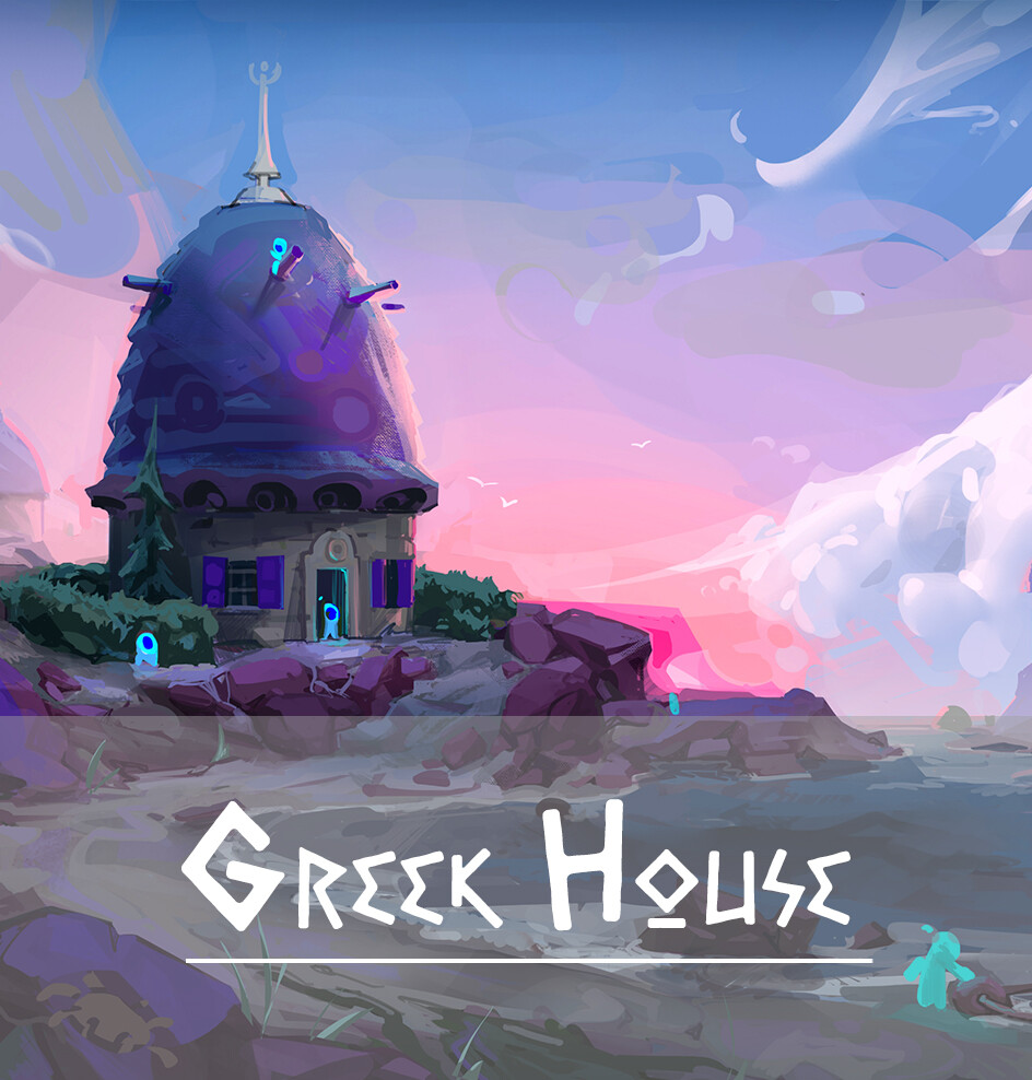 ArtStation - greek house