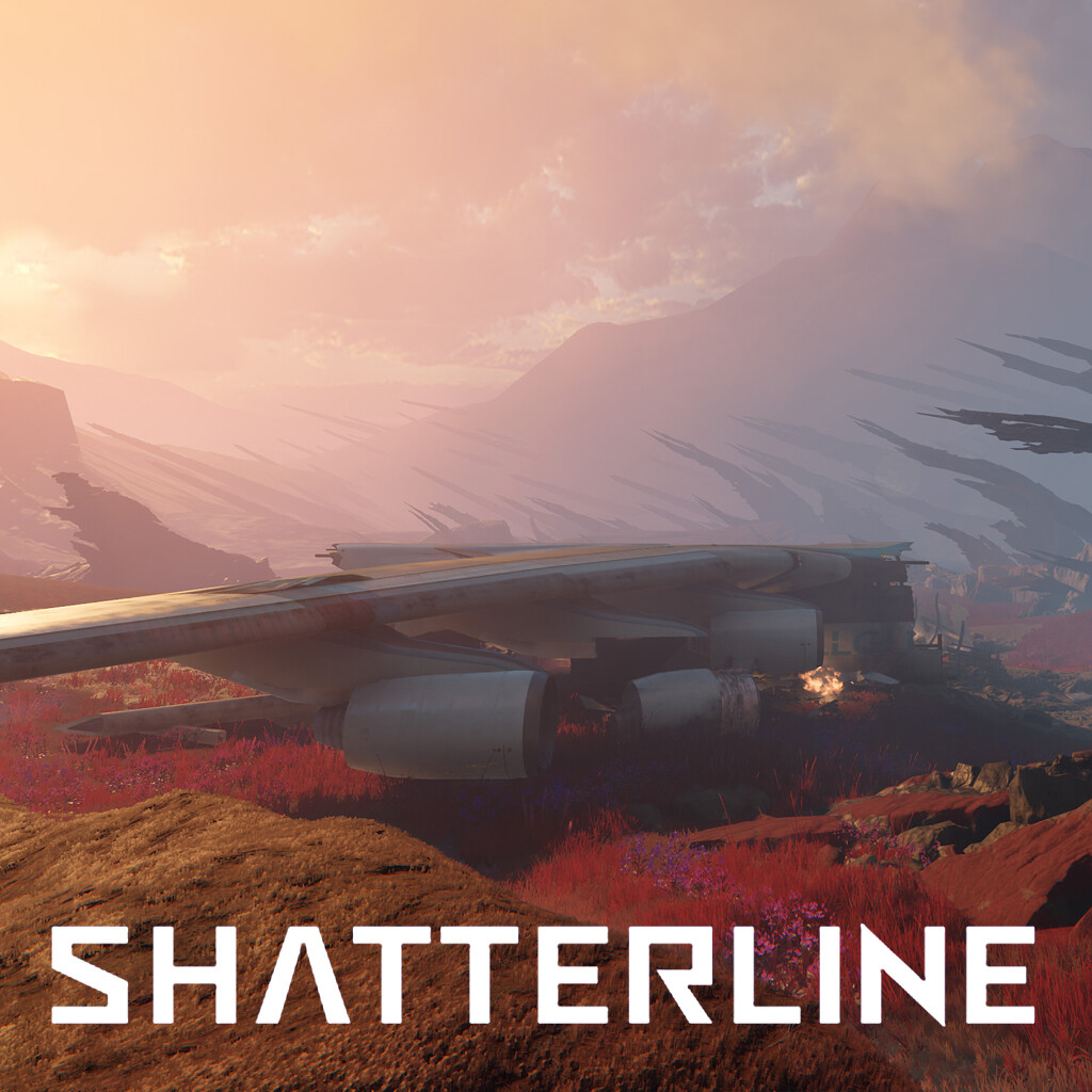 ArtStation - Shatterline - Crushed plane site