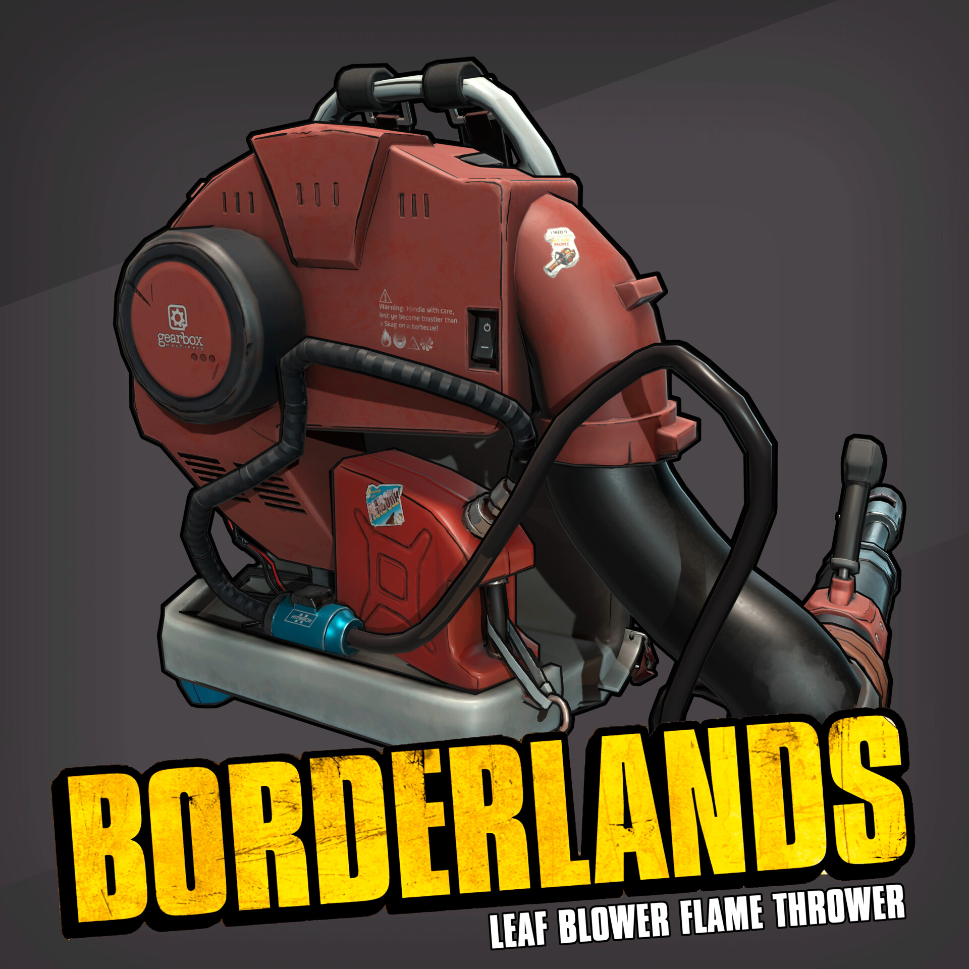 ArtStation - Leaf Blower Flame Thrower (Borderlands Fan Art)