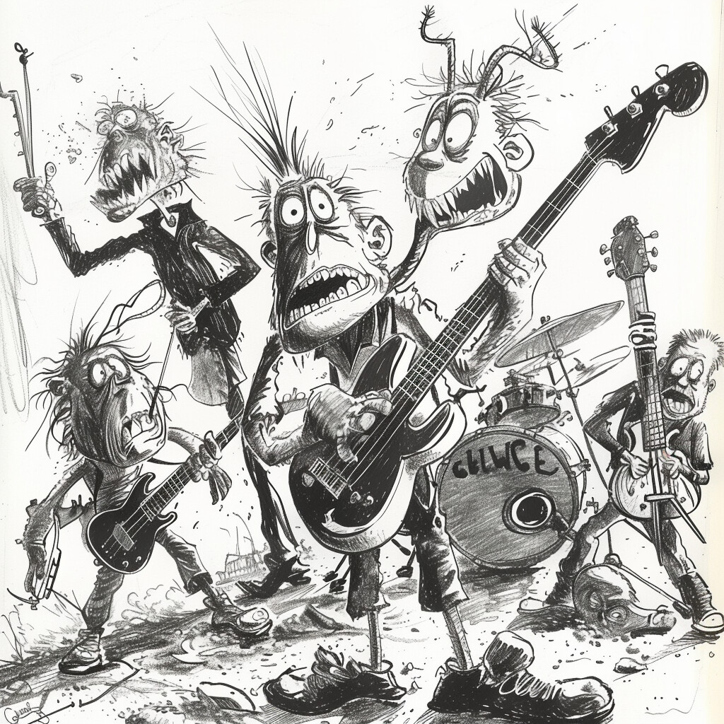 ArtStation - Punk Rock Monsters