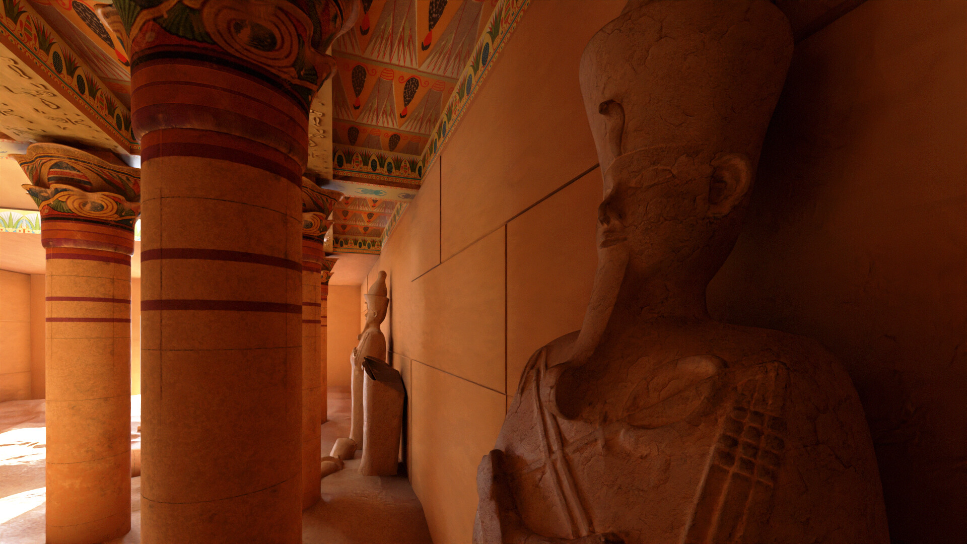 ArtStation - Statues of the Ancient Egypt