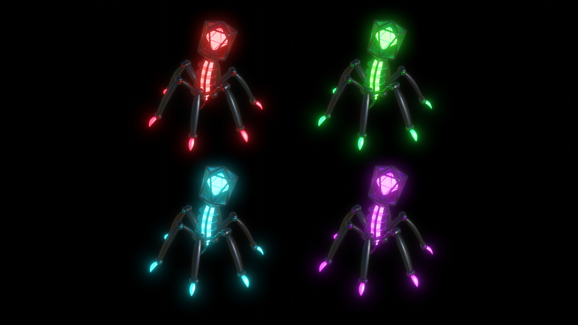 ArtStation - Computer Virus Enemy