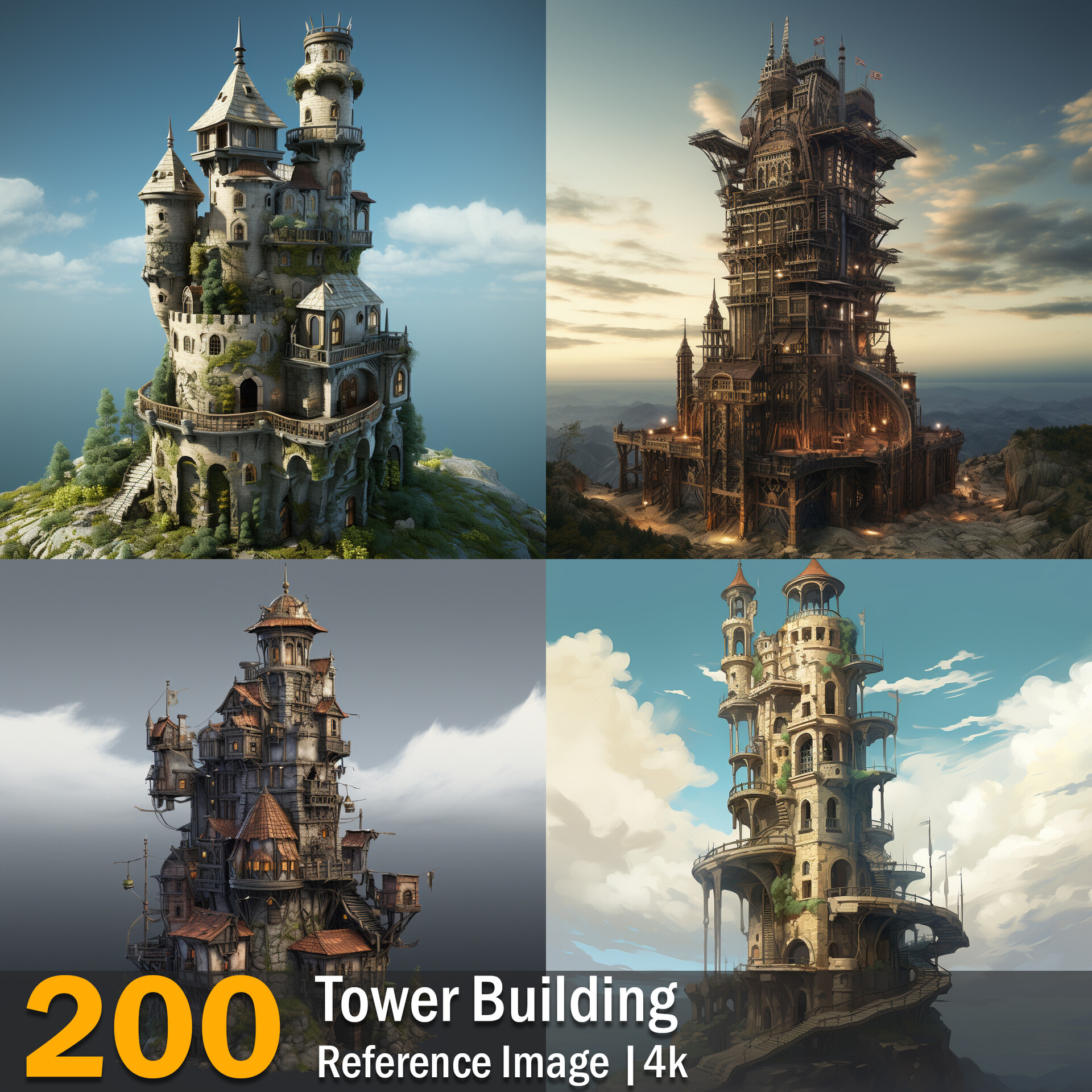 ArtStation - Tower Building | Reference Images | 4K