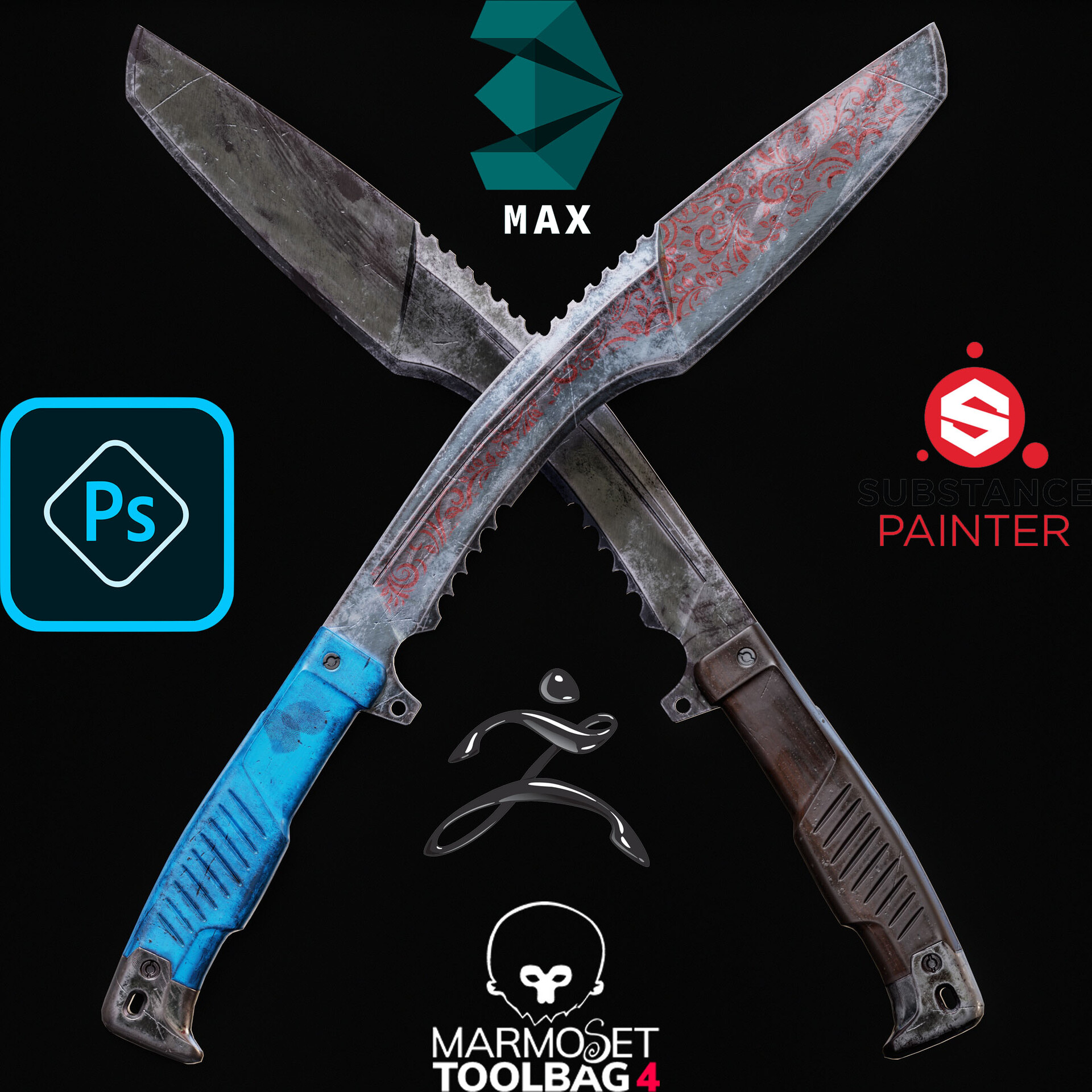 ArtStation - Kukri Dual Variants