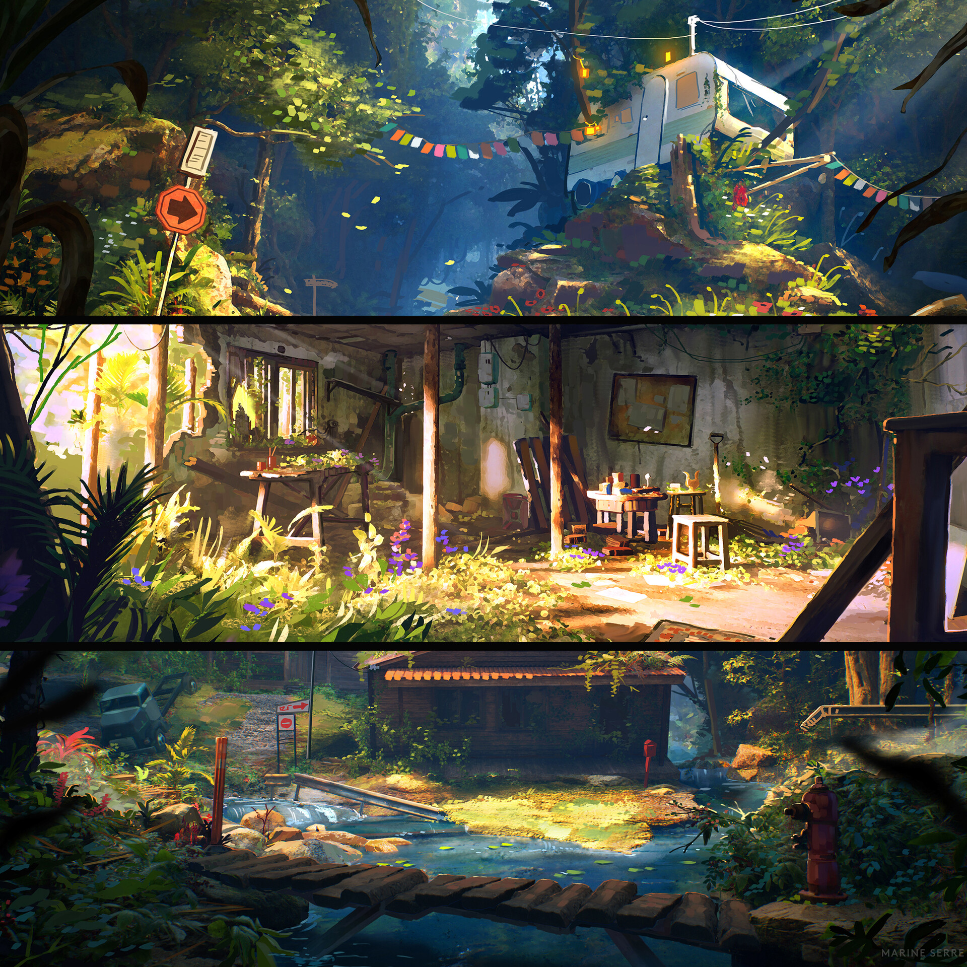 ArtStation - 2D Environment ART TEST