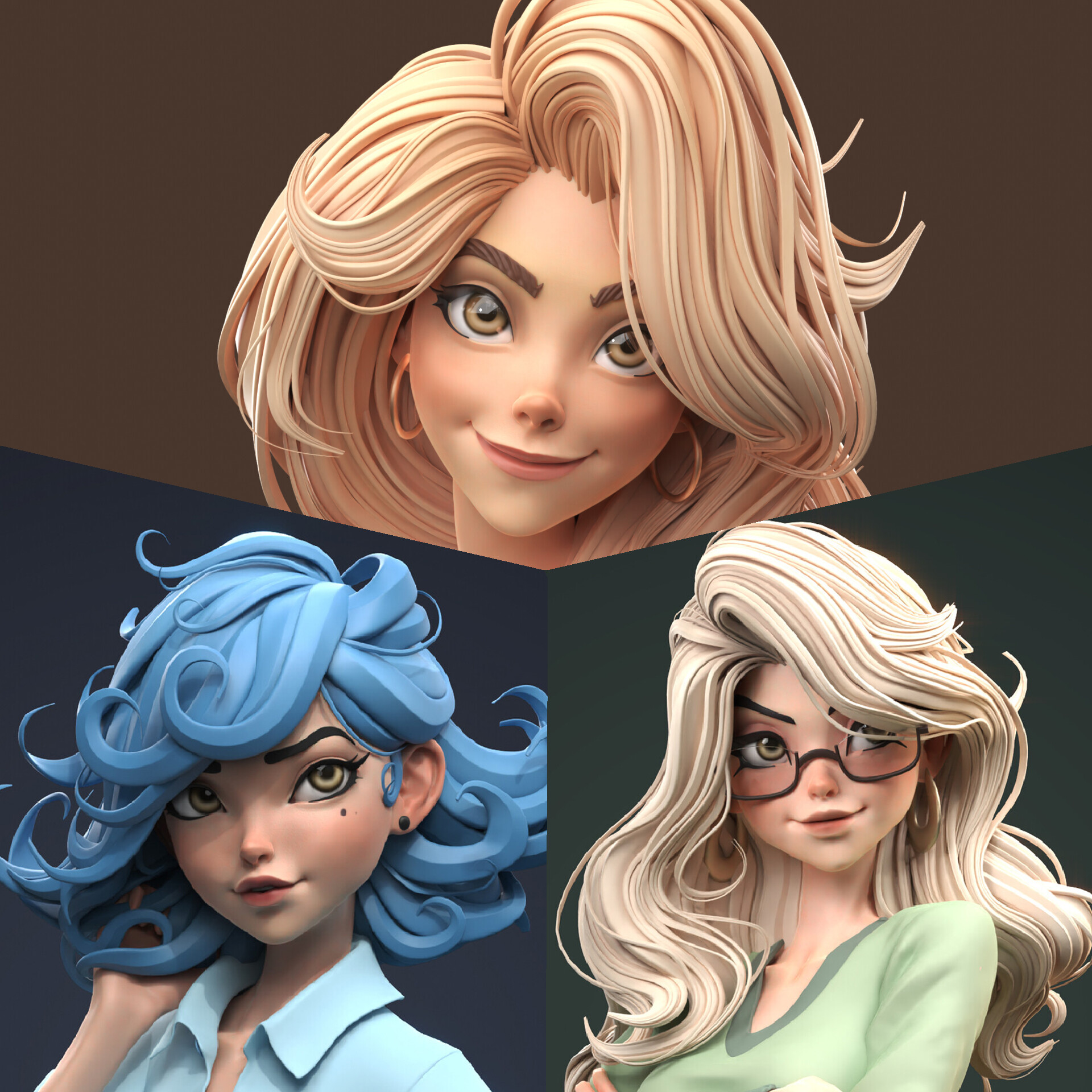 ArtStation - Cartoon Girls