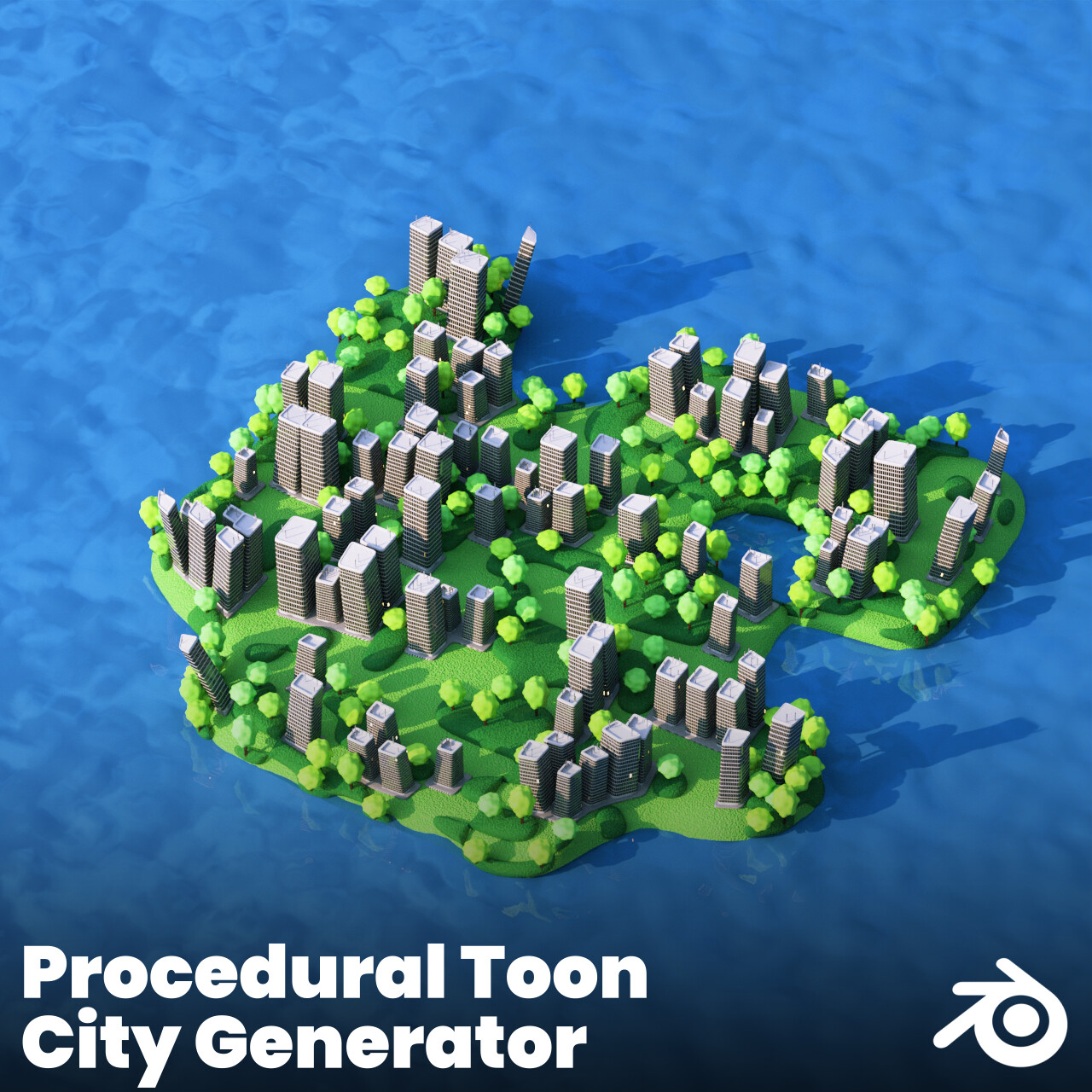 ArtStation - Procedural Generation System for Toon City