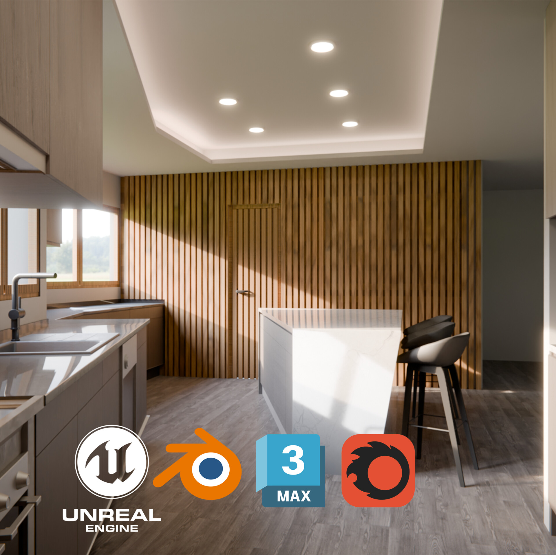 ArtStation - Client Work - Kitchen