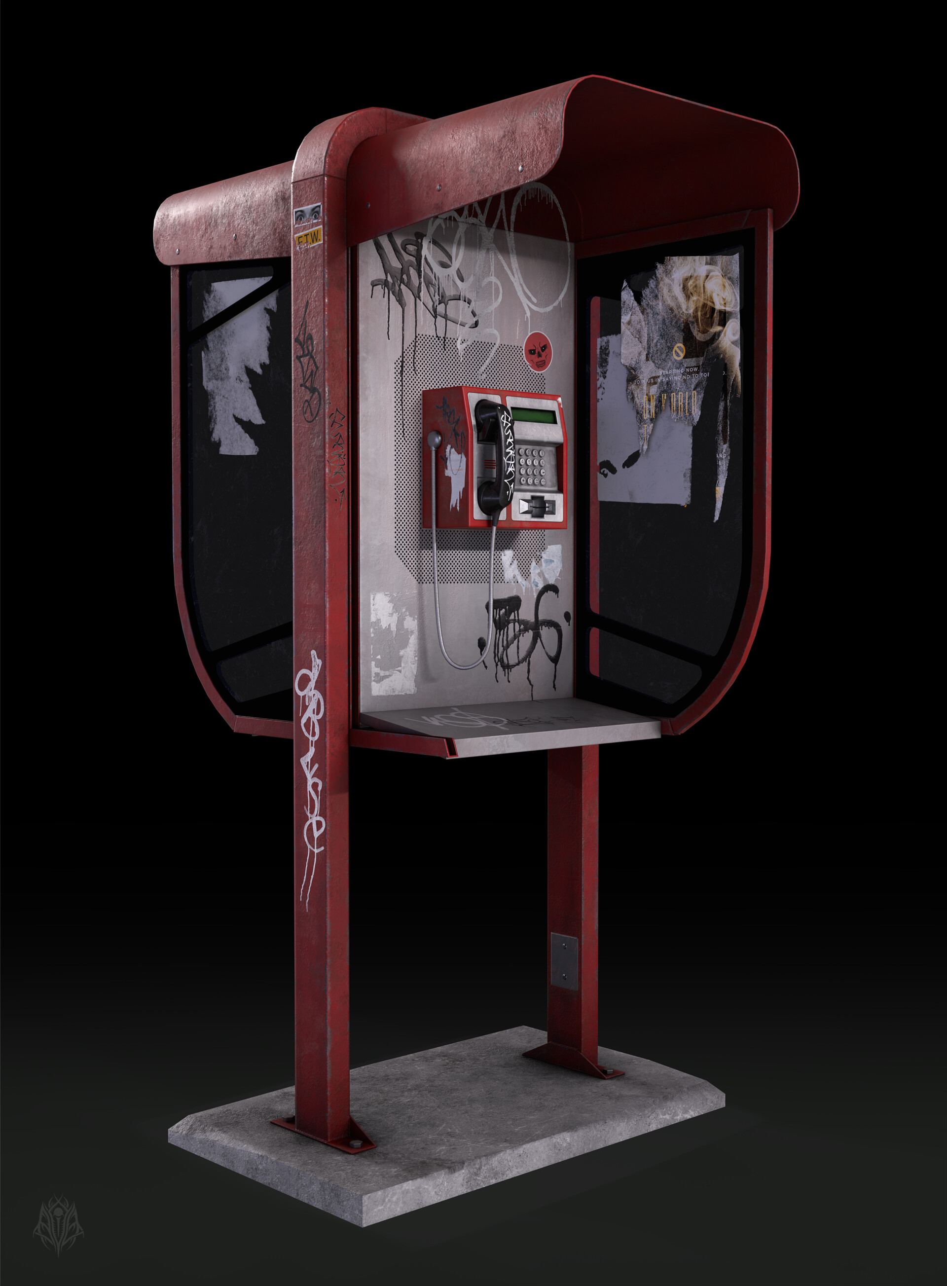 ArtStation - Phone booth