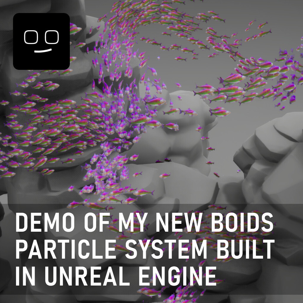 ArtStation - Unreal Engine Niagara Particle System - Boids 2.0