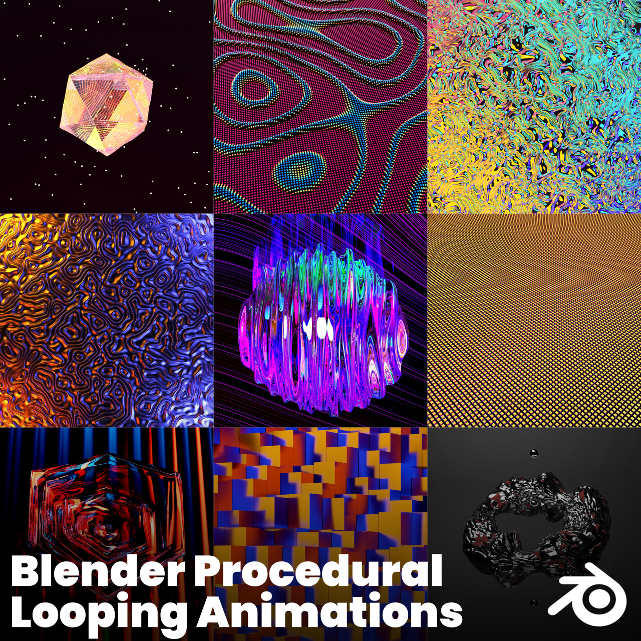 ArtStation - Blender Procedural Looping Animations Collection