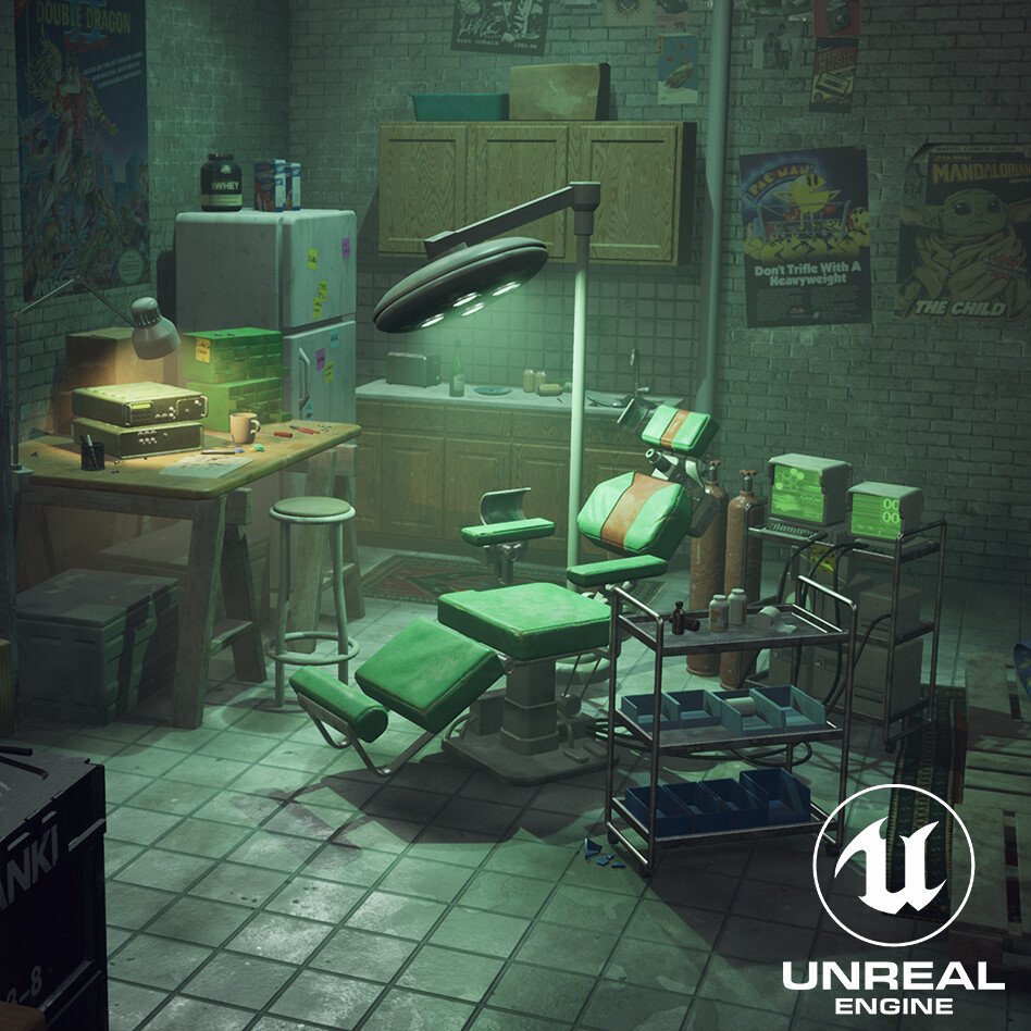 ArtStation - Basement Operating Room
