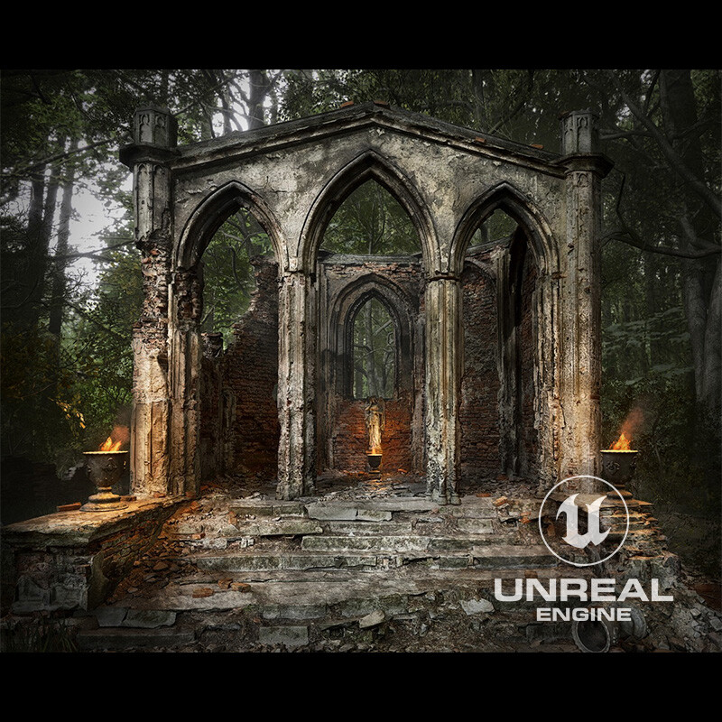 ArtStation - Ruined Crypt