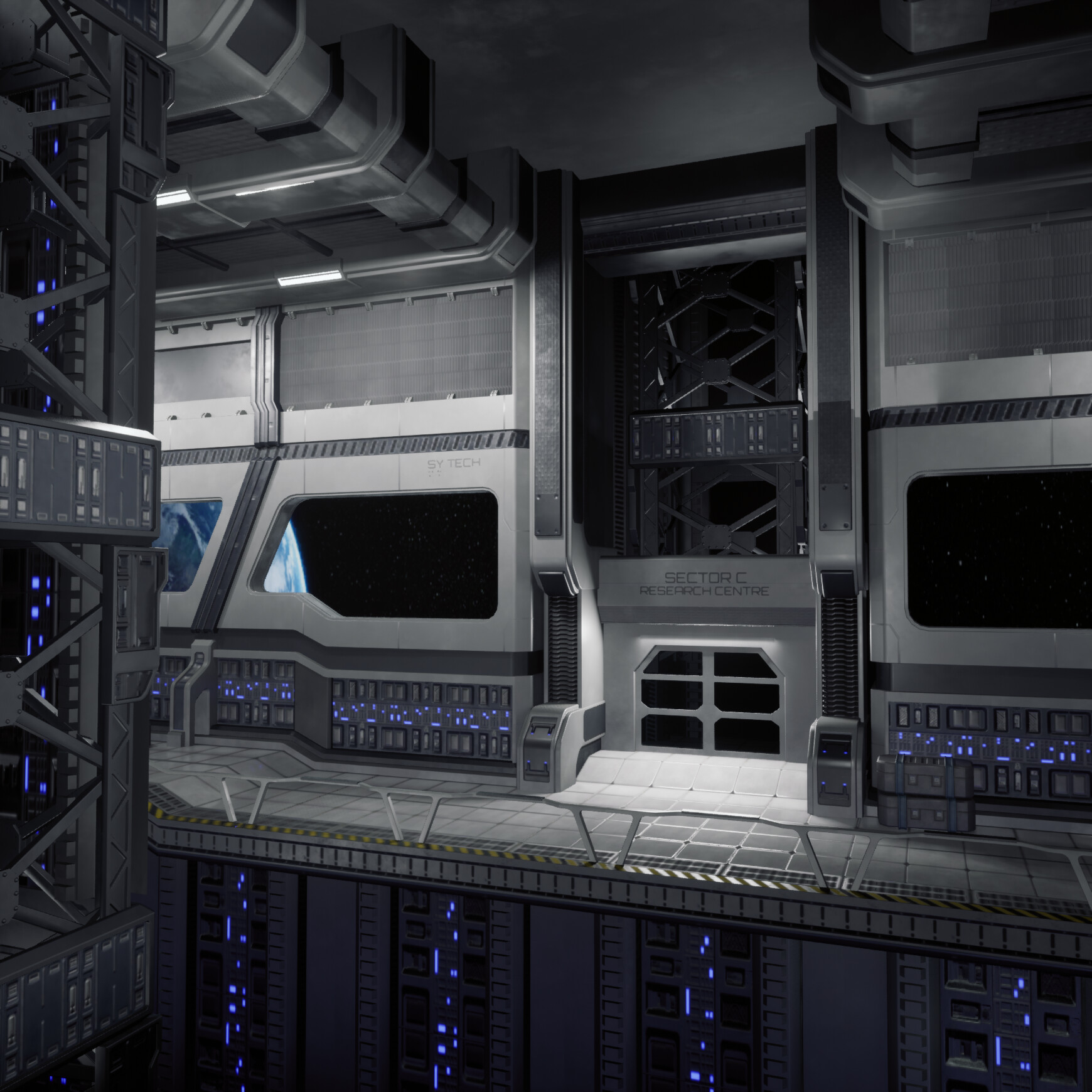 ArtStation - Only 1 texture environment challenge - A trim sheet study