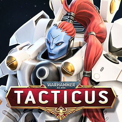 ArtStation - Warhammer 40k: Tacticus - Commander Shadowsun