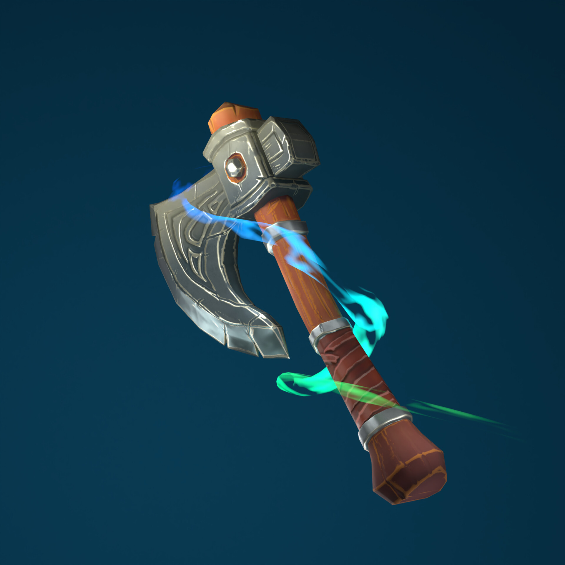 ArtStation - Magic Viking Axe