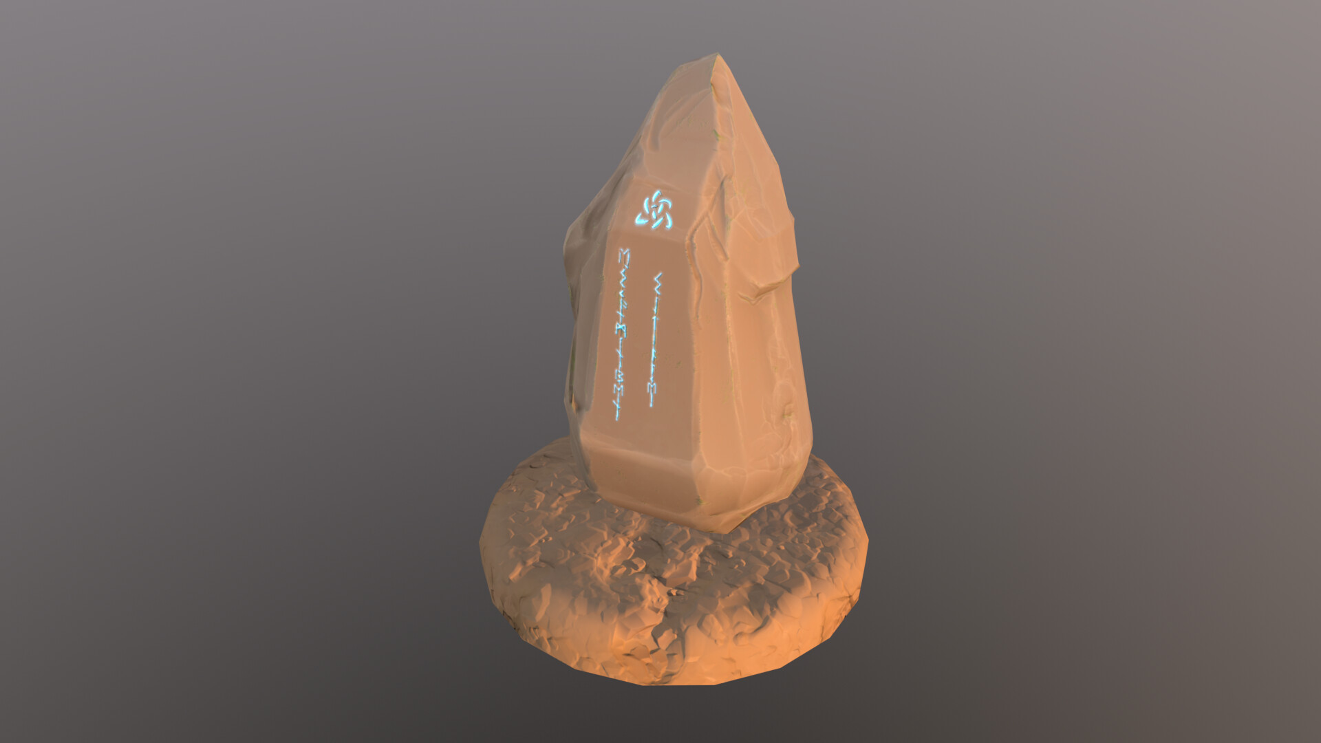 ArtStation - Stylized Magic Runestone