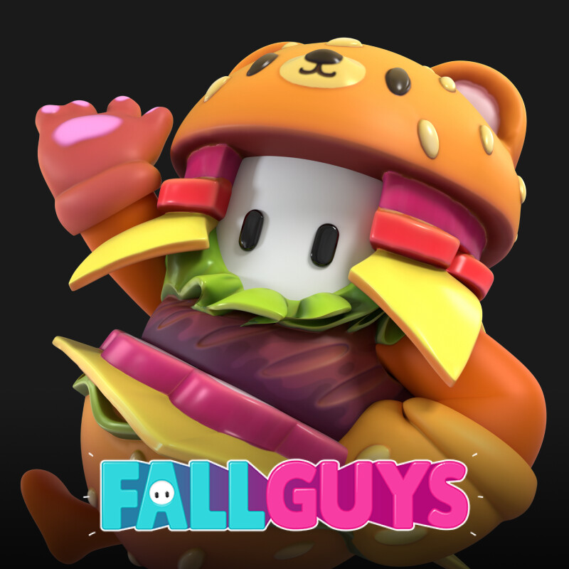 ArtStation - Stylized 3D Characters (Fall Guys)