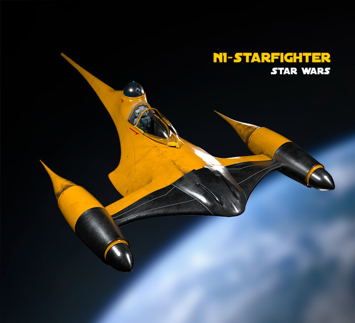 ArtStation - Naboo Starfighter - Star Wars