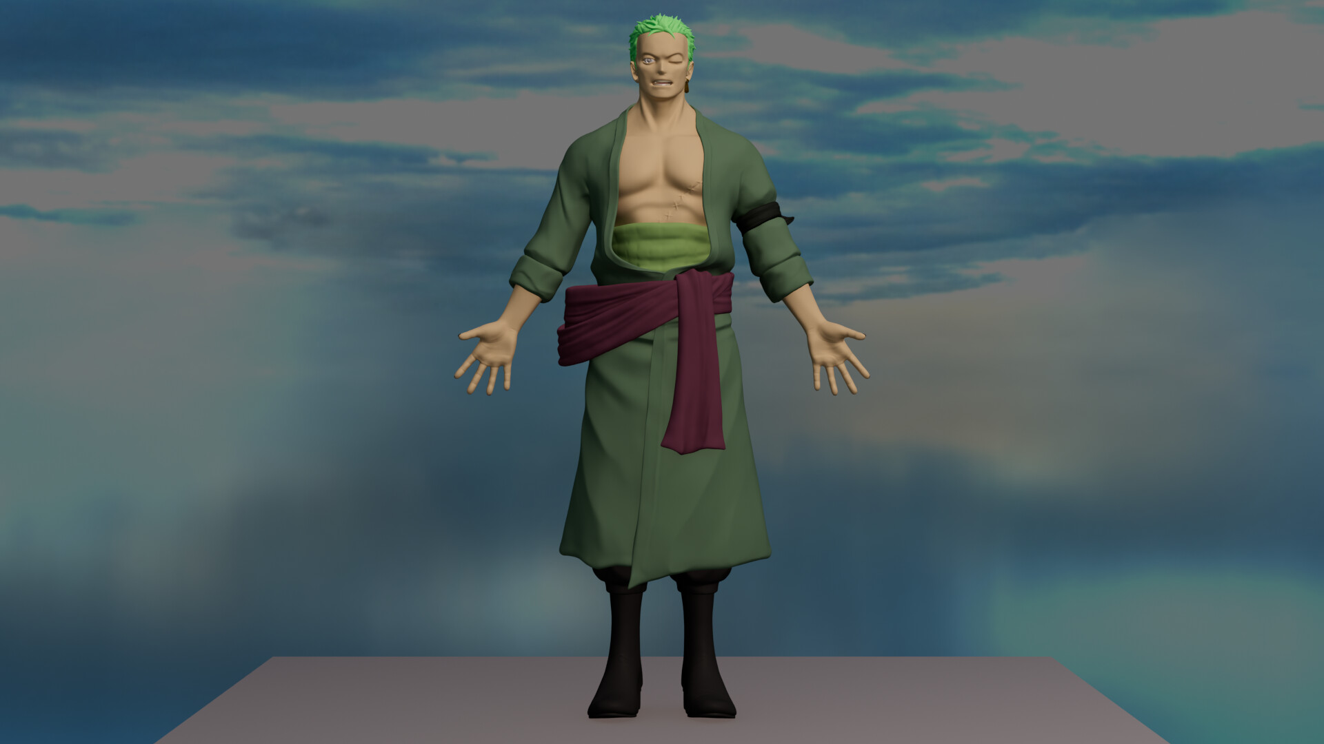 ArtStation - Roronoa Zoro 3D Model