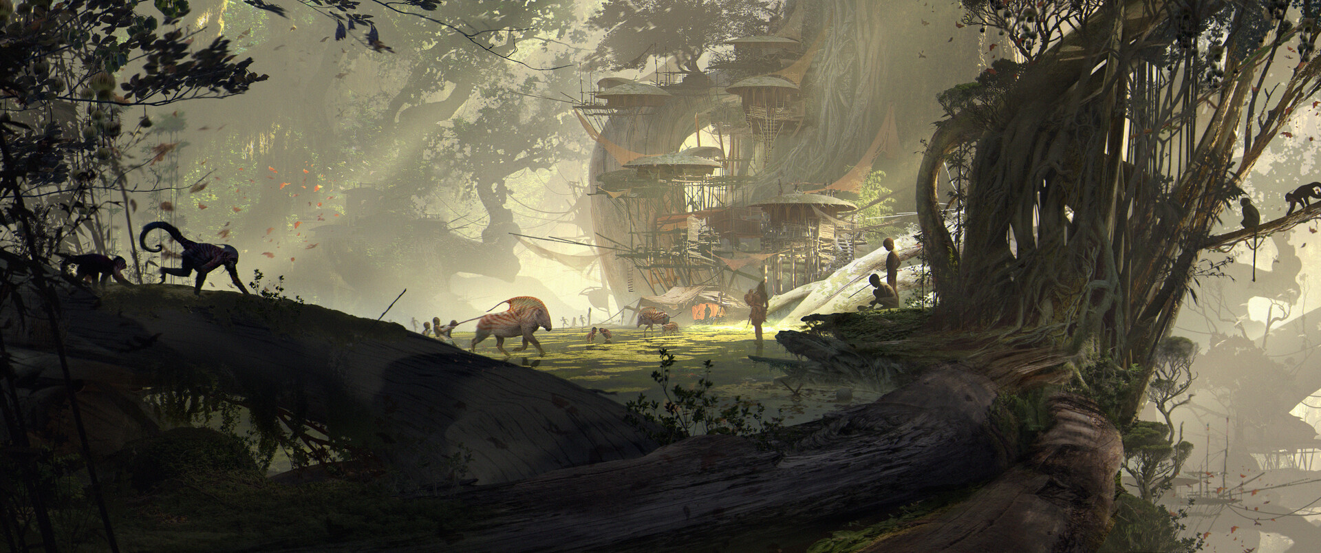 ArtStation - Tribe Village