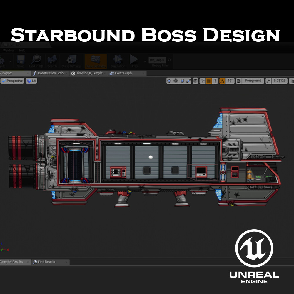 ArtStation - [Starbound inspired Boss Design]