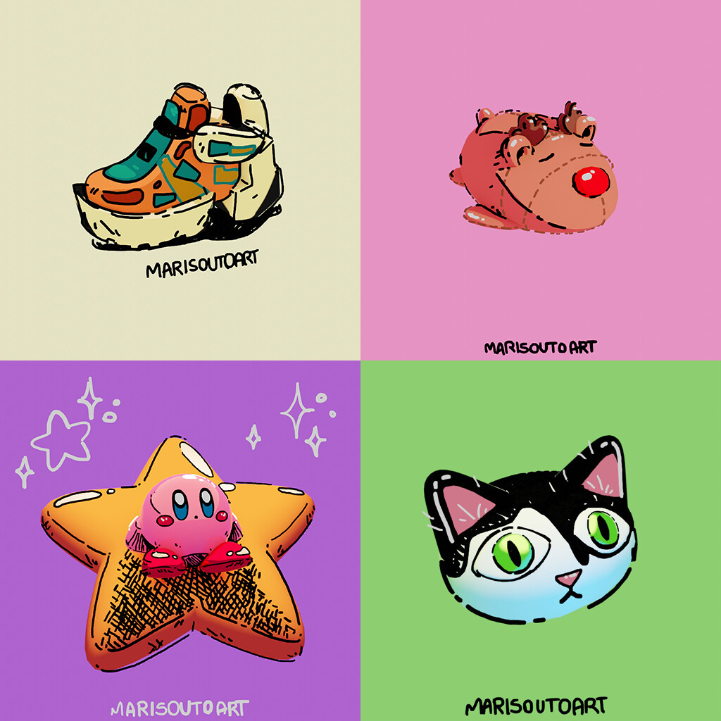 ArtStation - Grease Pencil study