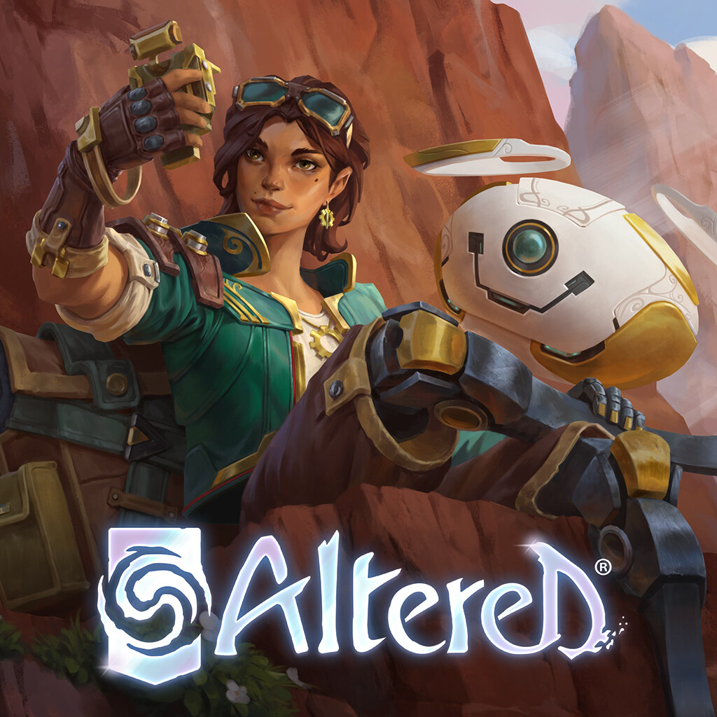 ArtStation - Altered - Hero Card Ilustration - Sierra & Oddball