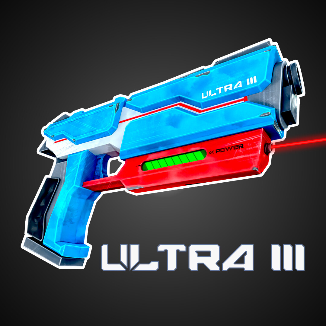 Isaac Martín - ULTRA-III Stylized gun