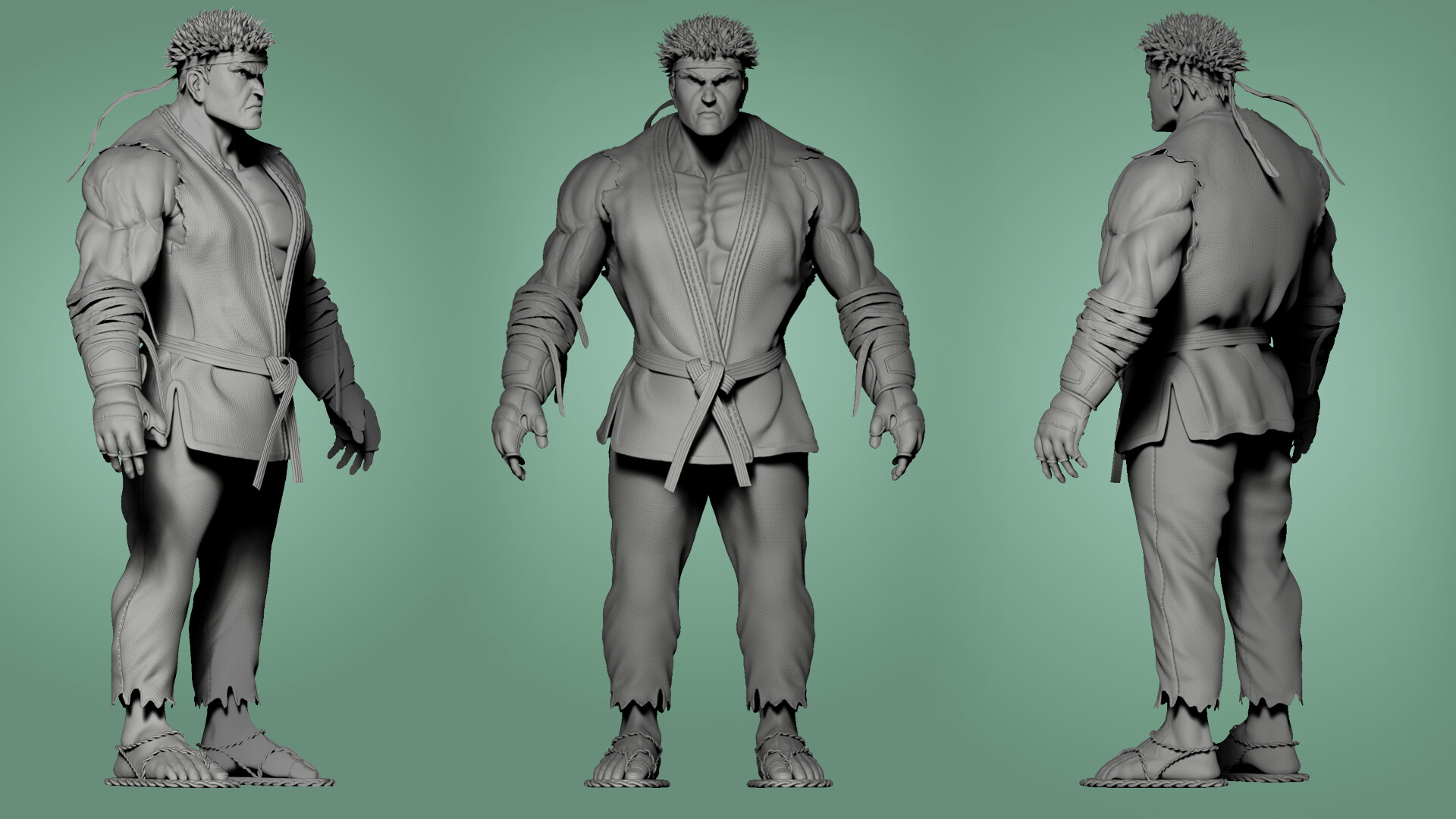 ArtStation - RYU 3D Print Model