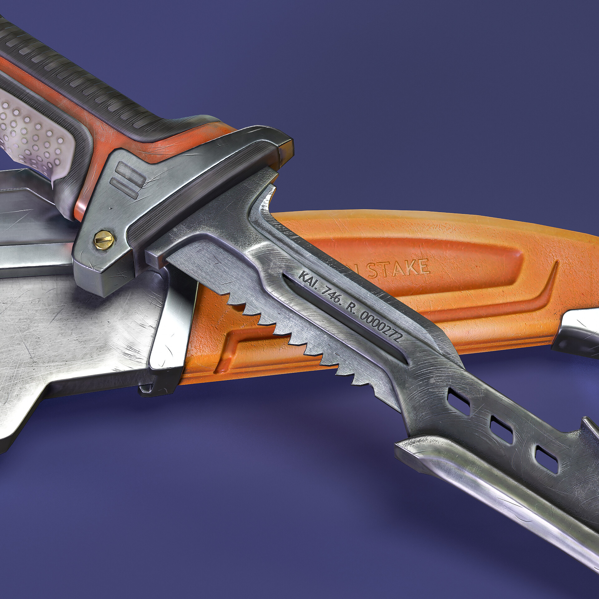 ArtStation - Combat Knife "Aspen Stake"