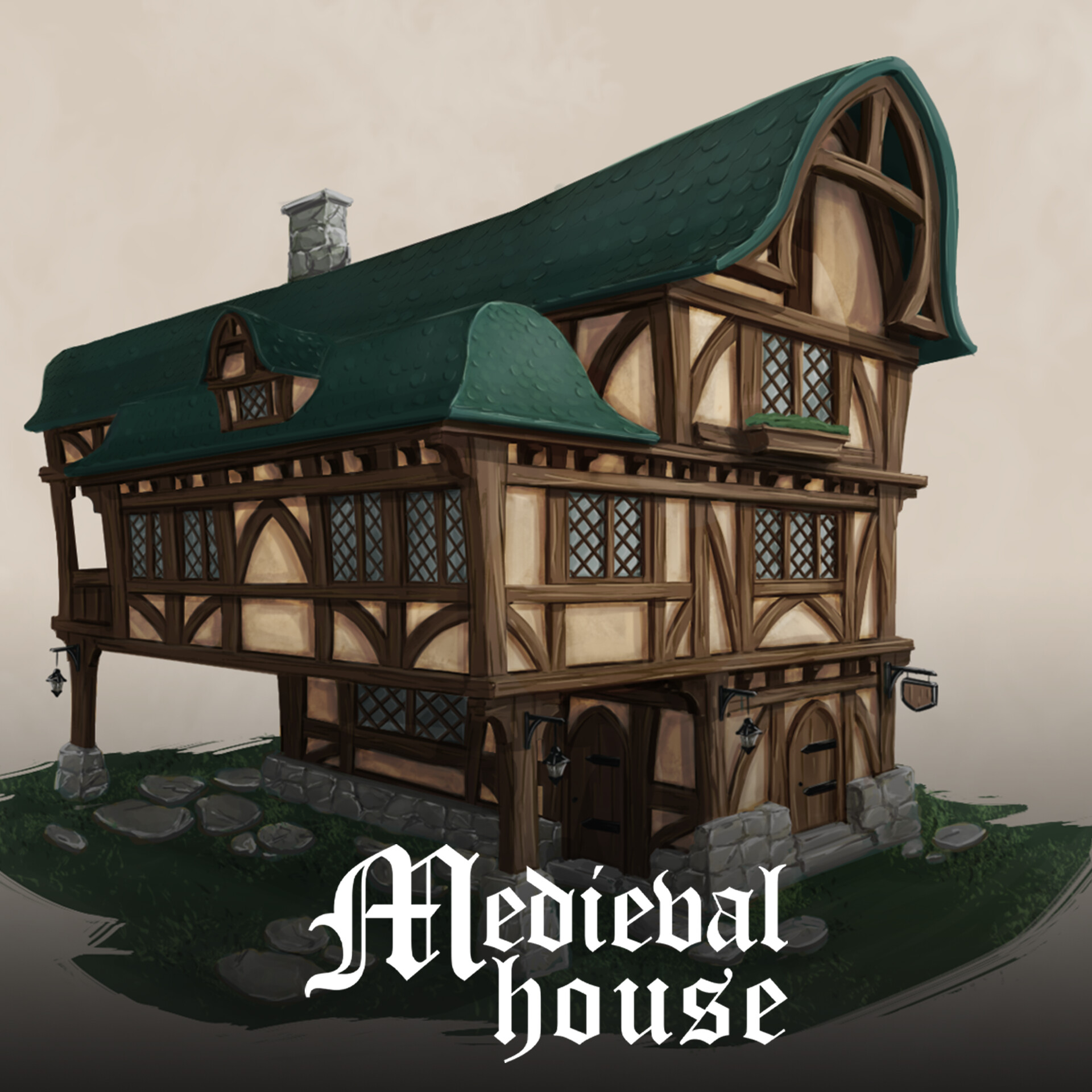 ArtStation - Medieval House