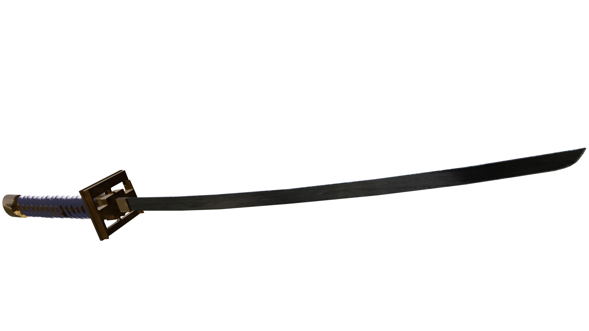 ArtStation - Byakuya Kuchiki Katana 3D model