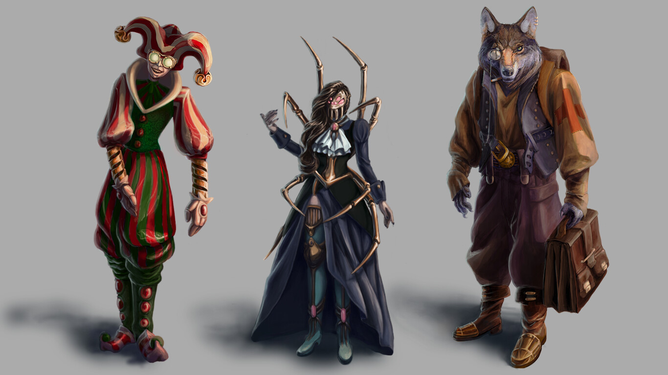 ArtStation - Steampunk trio