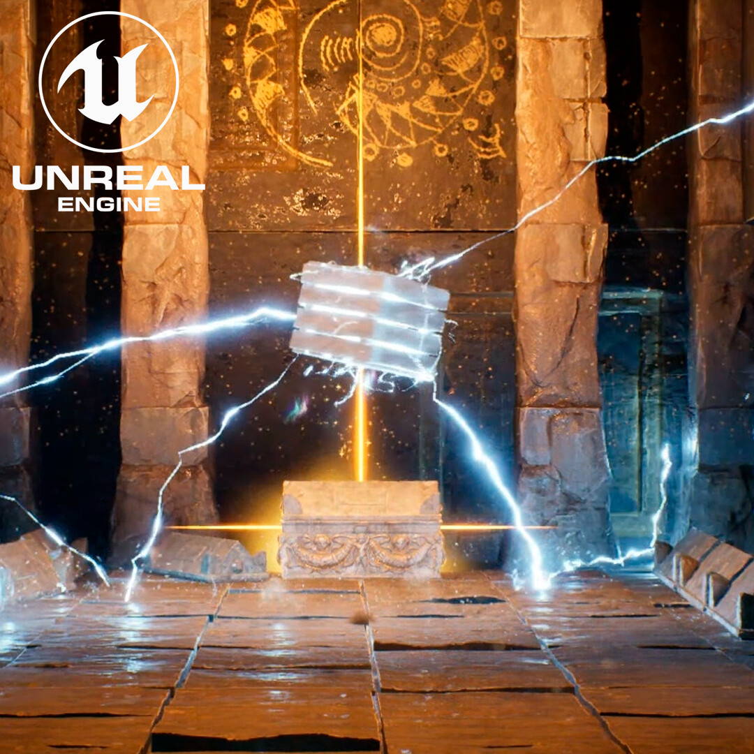 ArtStation - Crate Challenge - Lightning Trap VFX