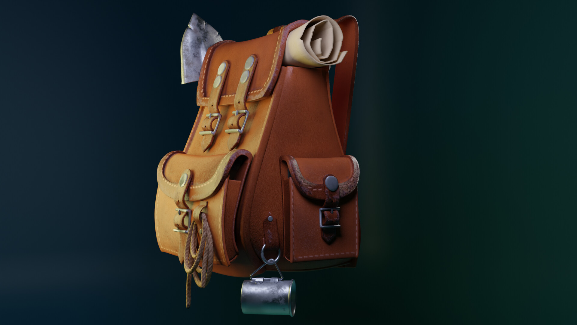 ArtStation - Adventure Bag pack