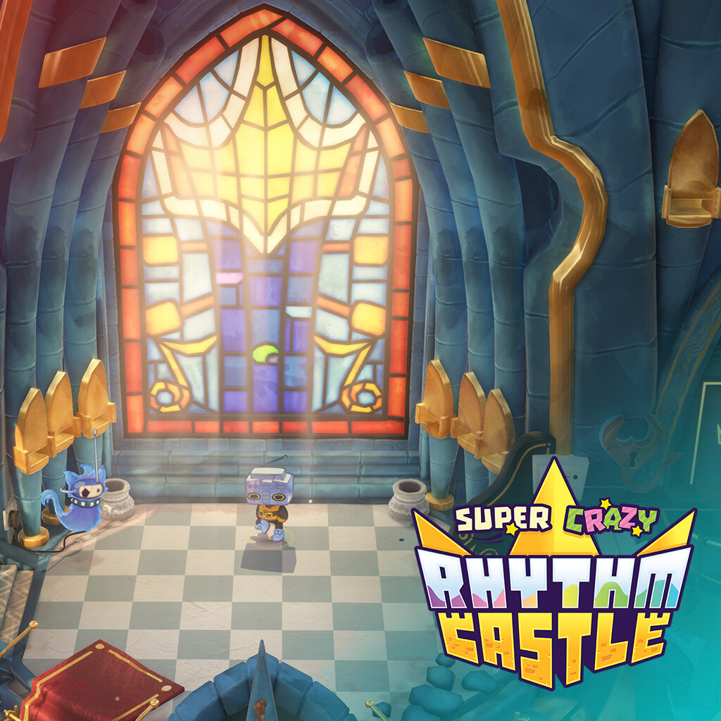 ArtStation - Super Crazy Rhythm Castle - Castle Lobby