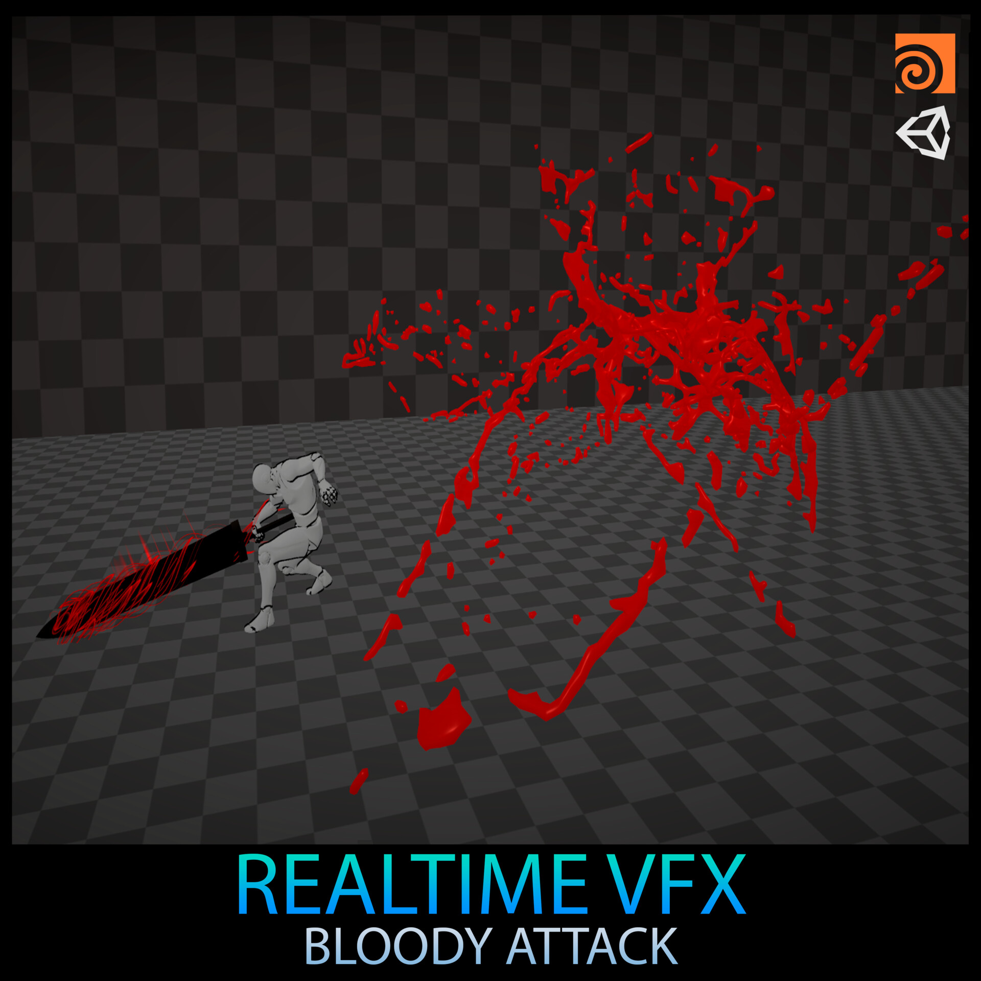 ArtStation - Bloody Attack VFX