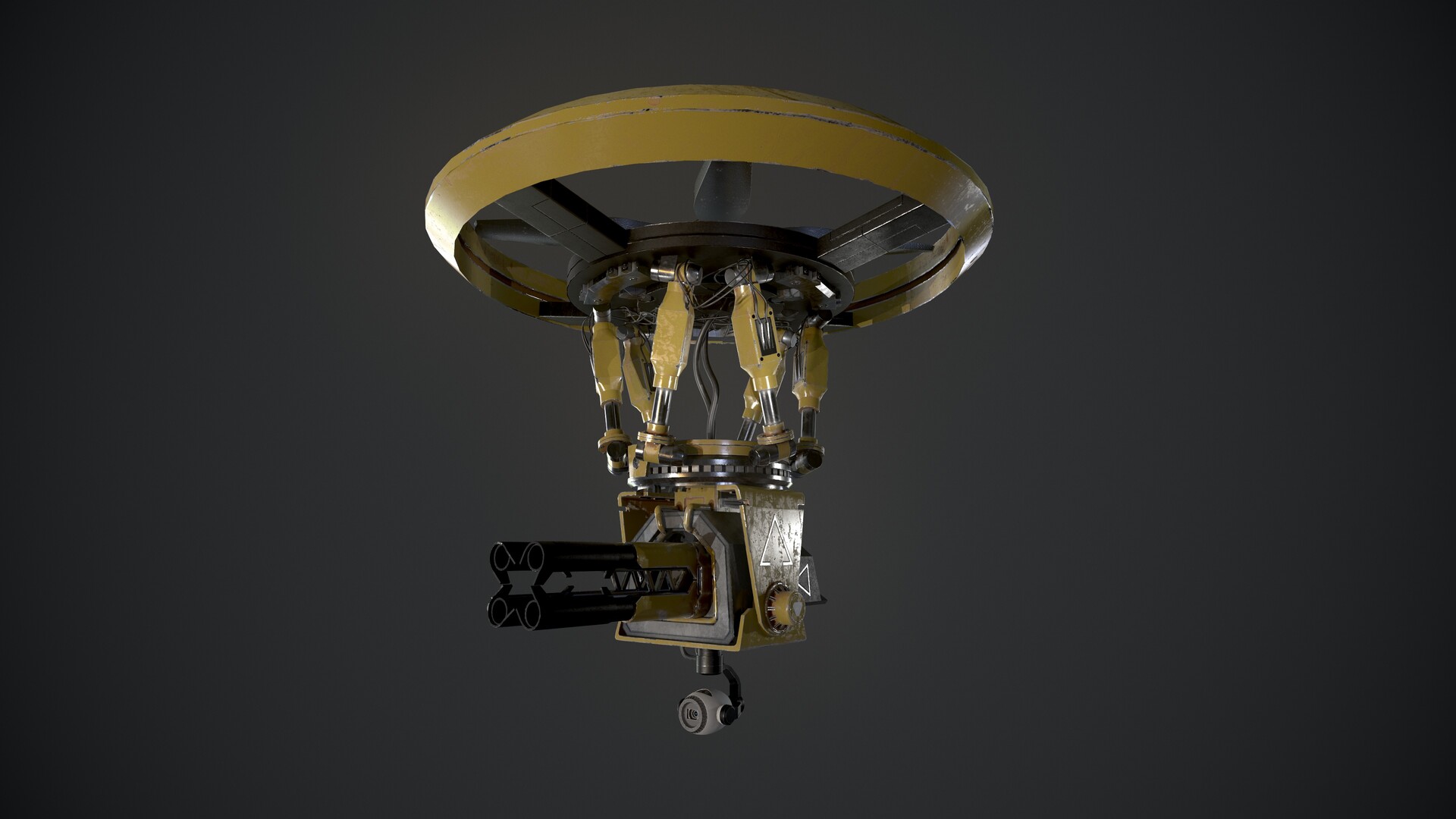 ArtStation - Sci-fi Turret..