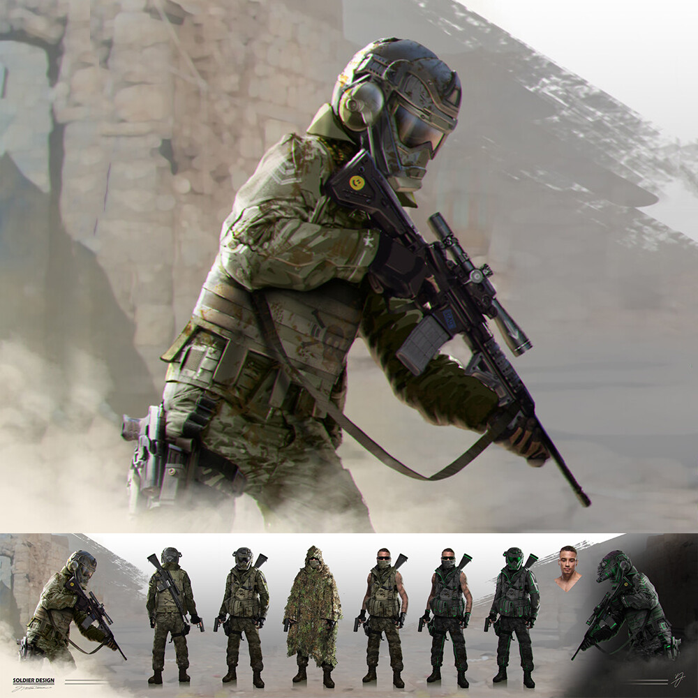 ArtStation - Character Design - Military