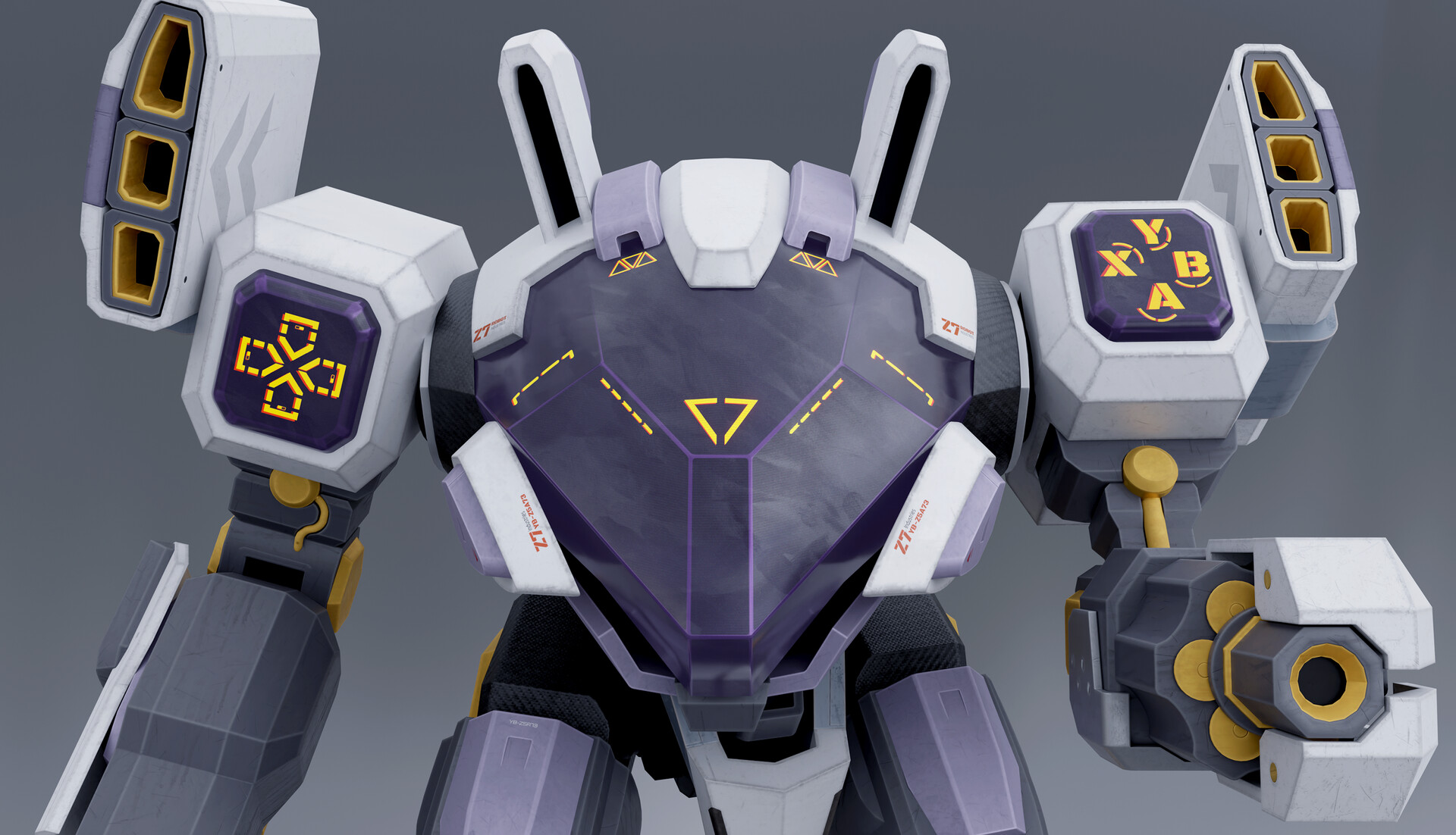 ArtStation - Mecha Z7 Robot