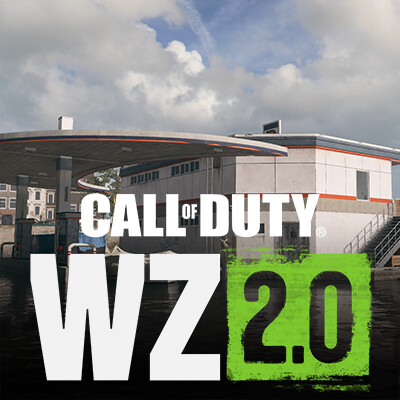 ArtStation - Call of Duty: Warzone 2.0 - Vondel - Gas Staion