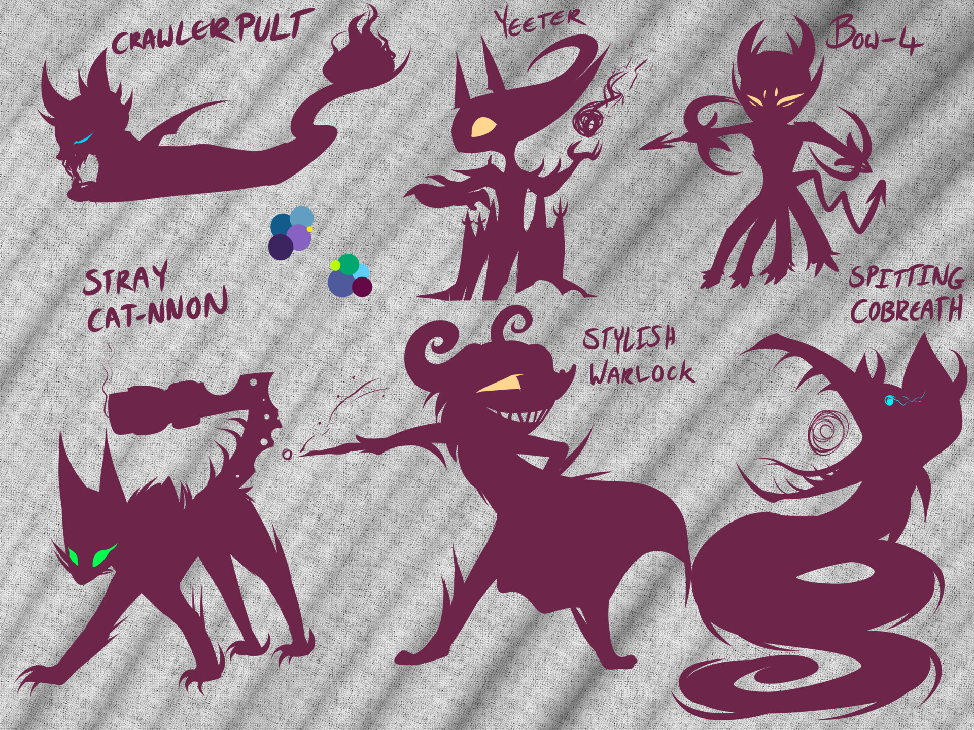 ArtStation - Enemy Silhouettes