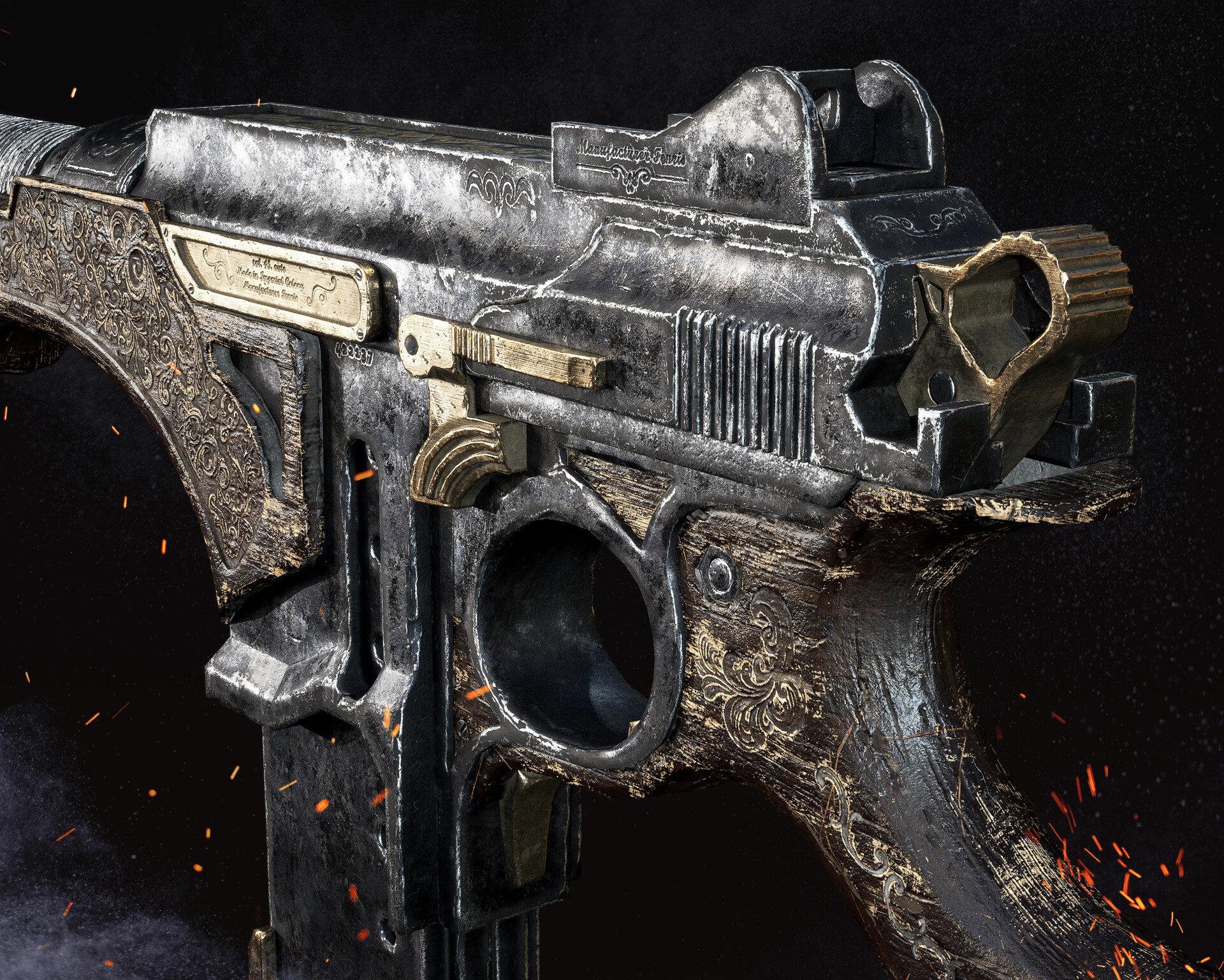 ArtStation - Steampunk SMG